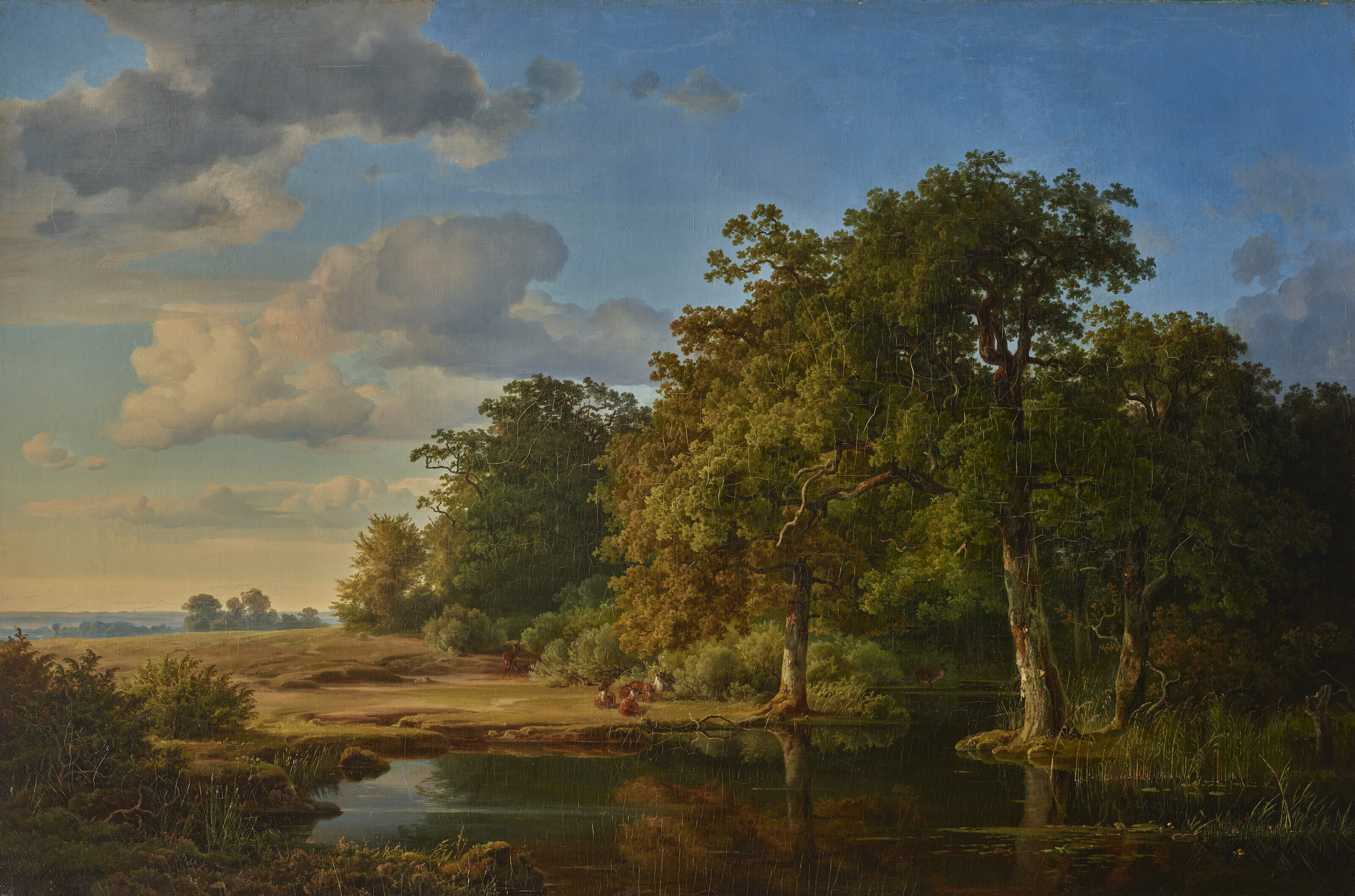 CHRISTIAN ERNST BERNHARD MORGENSTERN (GERMAN, 1805-1867), Wooded ...