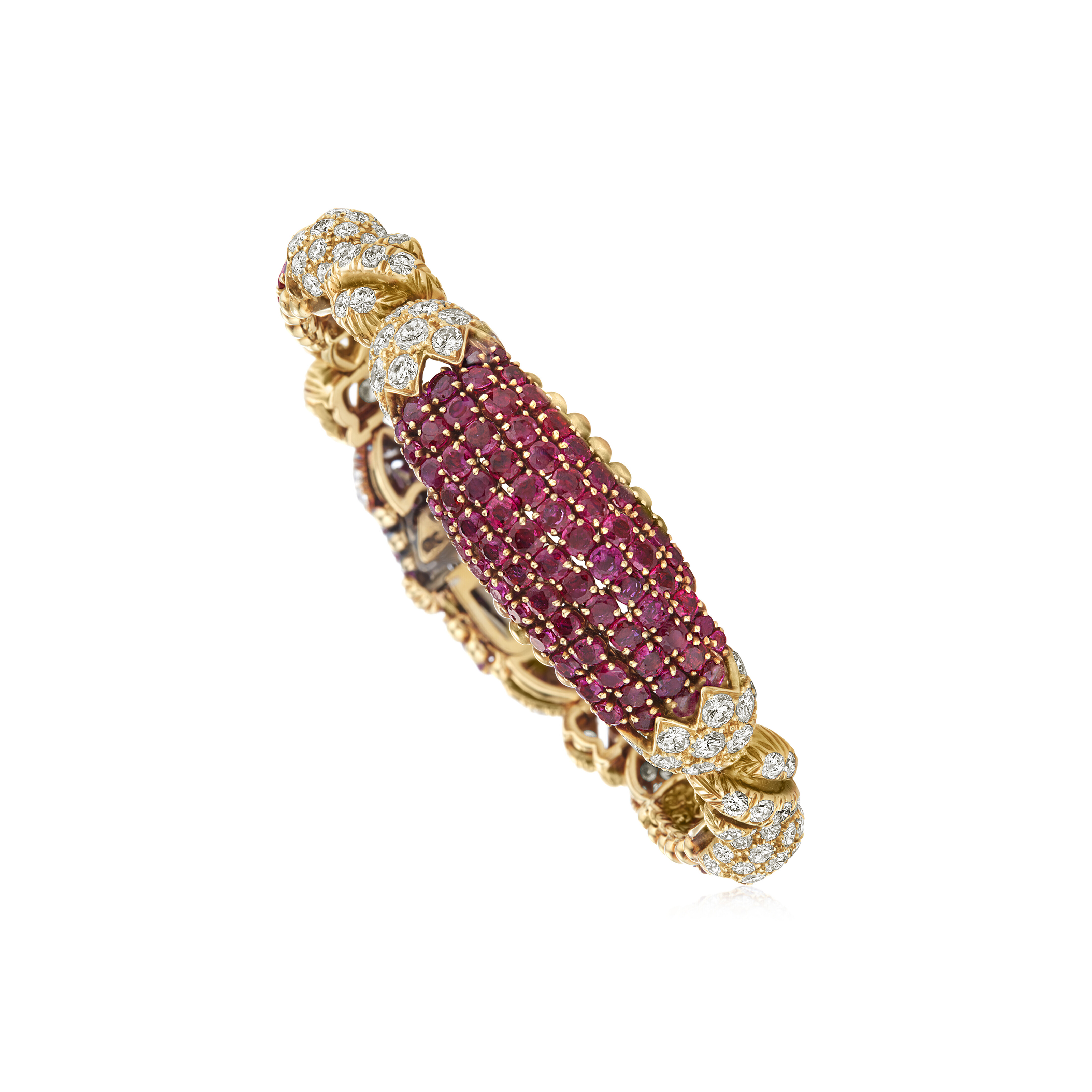 DAVID WEBB RUBY AND DIAMOND BRACELET, | Christie’s