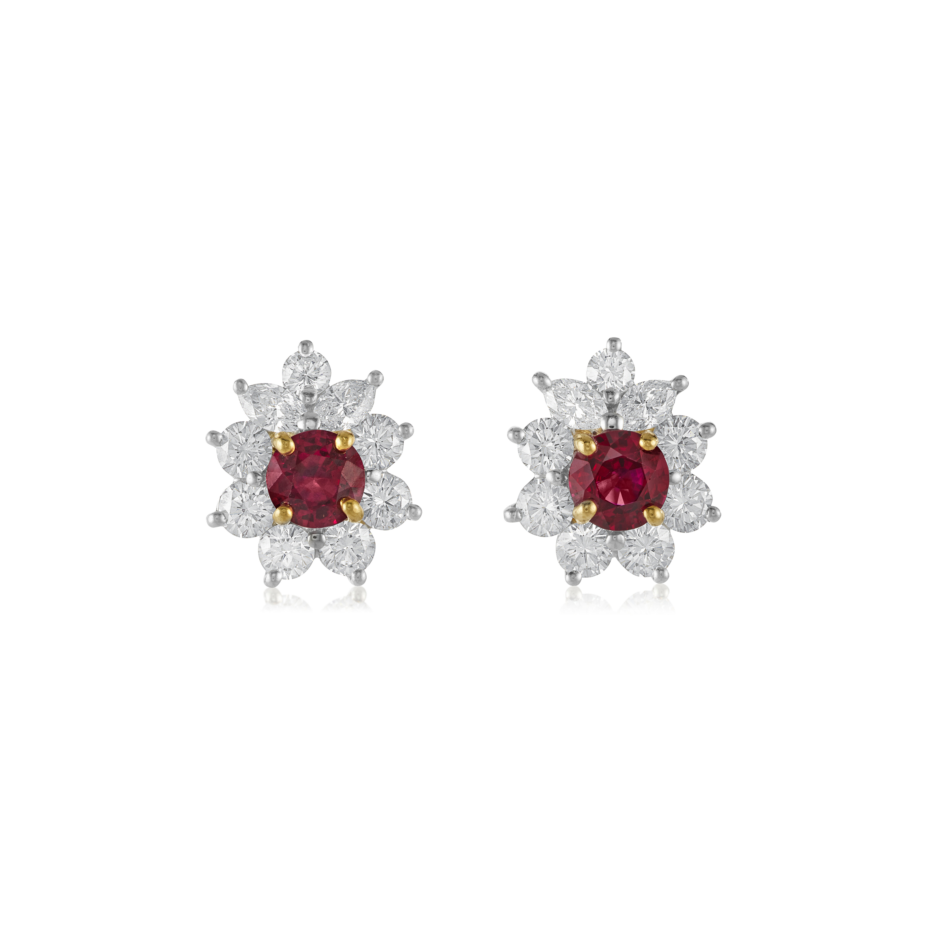 NO RESERVE | TIFFANY & CO. RUBY AND DIAMOND EARRINGS, | Christie’s