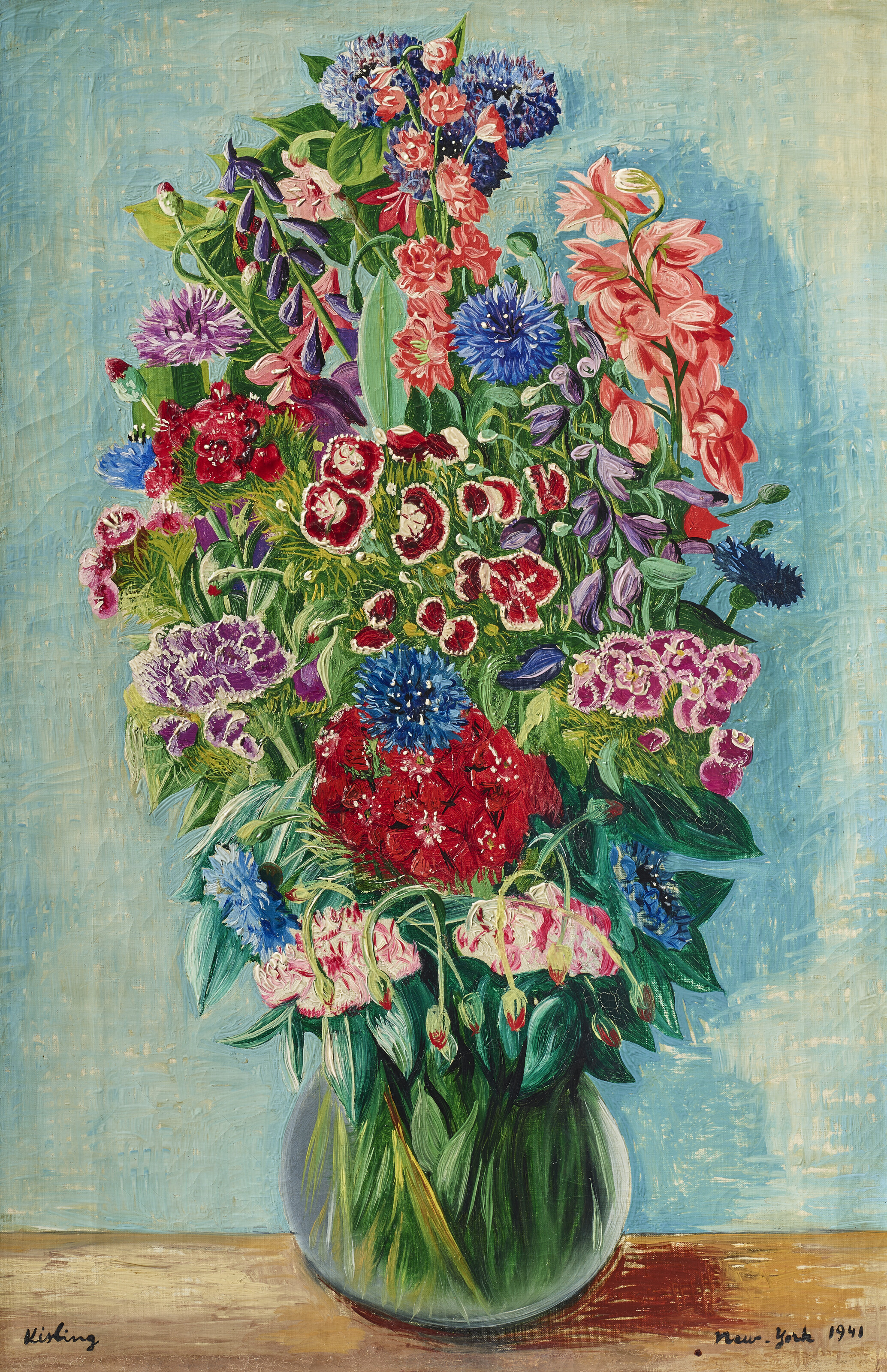 JEANNE SELMERSHEIM-DESGRANGE (1877-1958), Vase de tulipes ou Nature ...