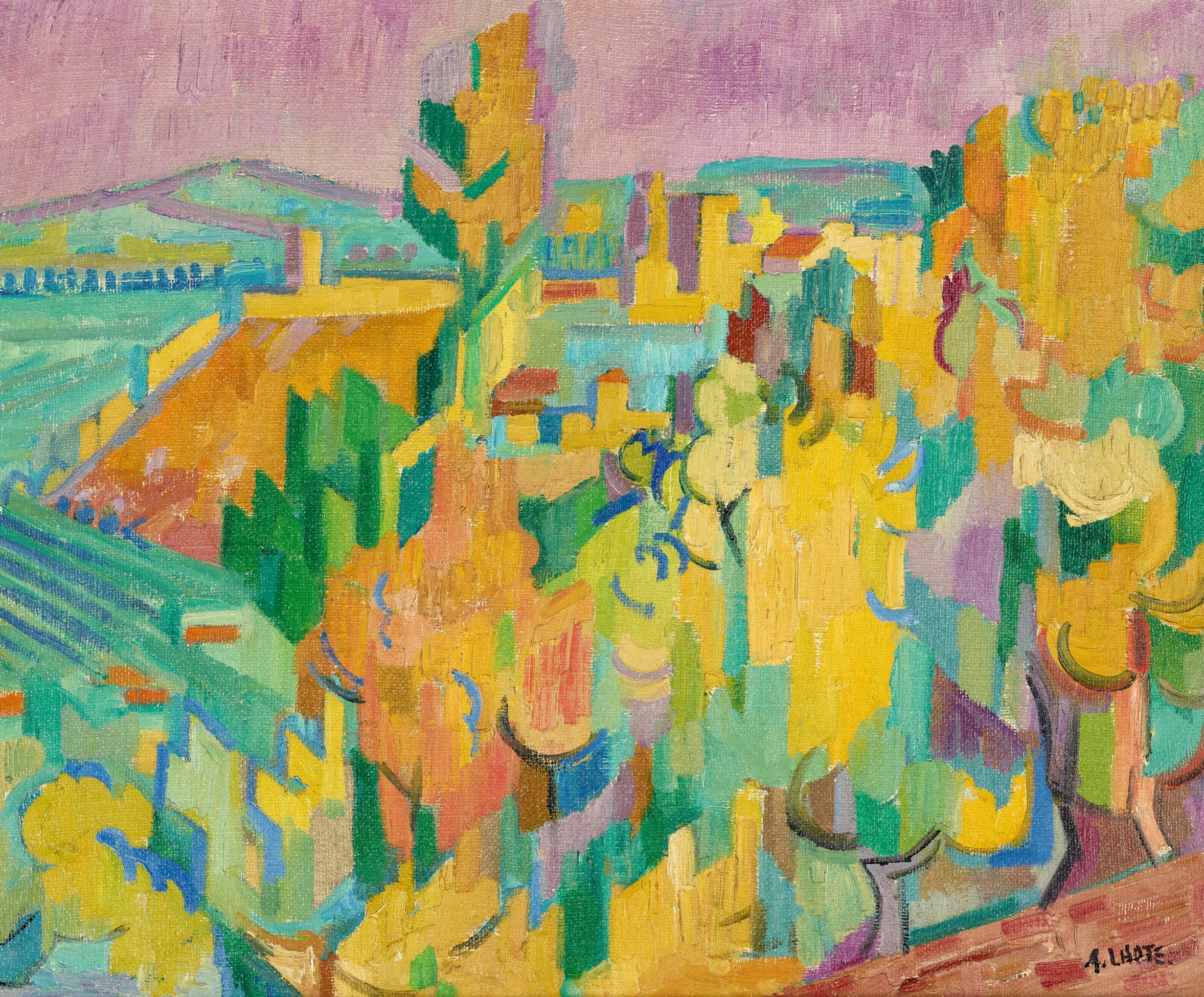 ANDRÉ LHOTE (1885-1962), Villeneuve les Avignon | Christie's