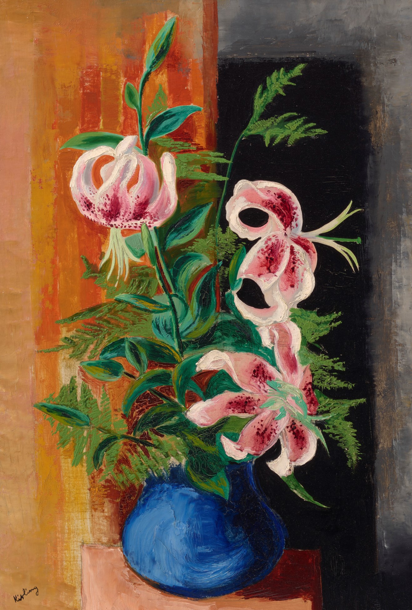 MOISE KISLING (1891-1953), Fleurs dans un vase | Christie's