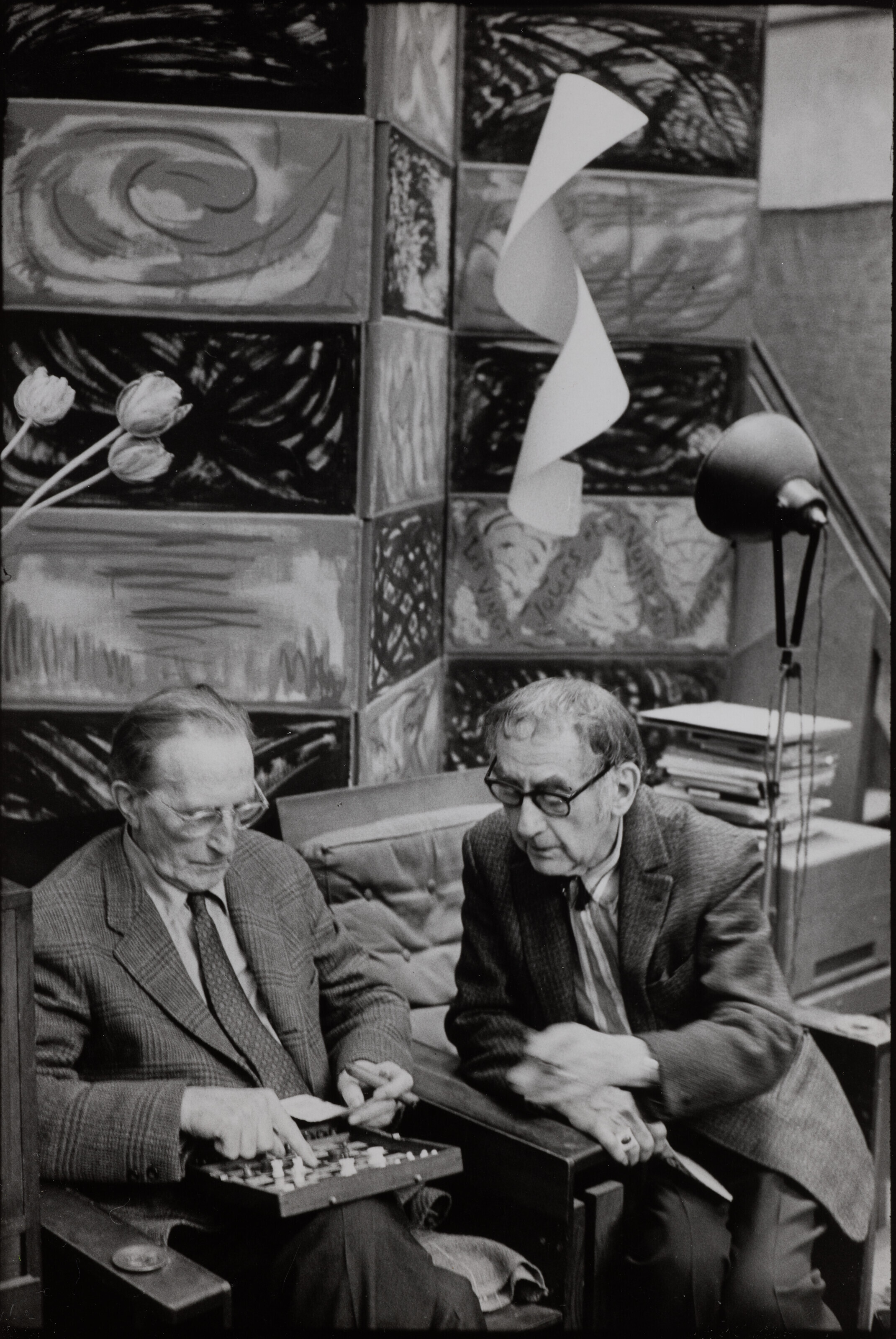 HENRI CARTIER-BRESSON (1908-2004), Marcel Duchamp and Man Ray, Paris ...