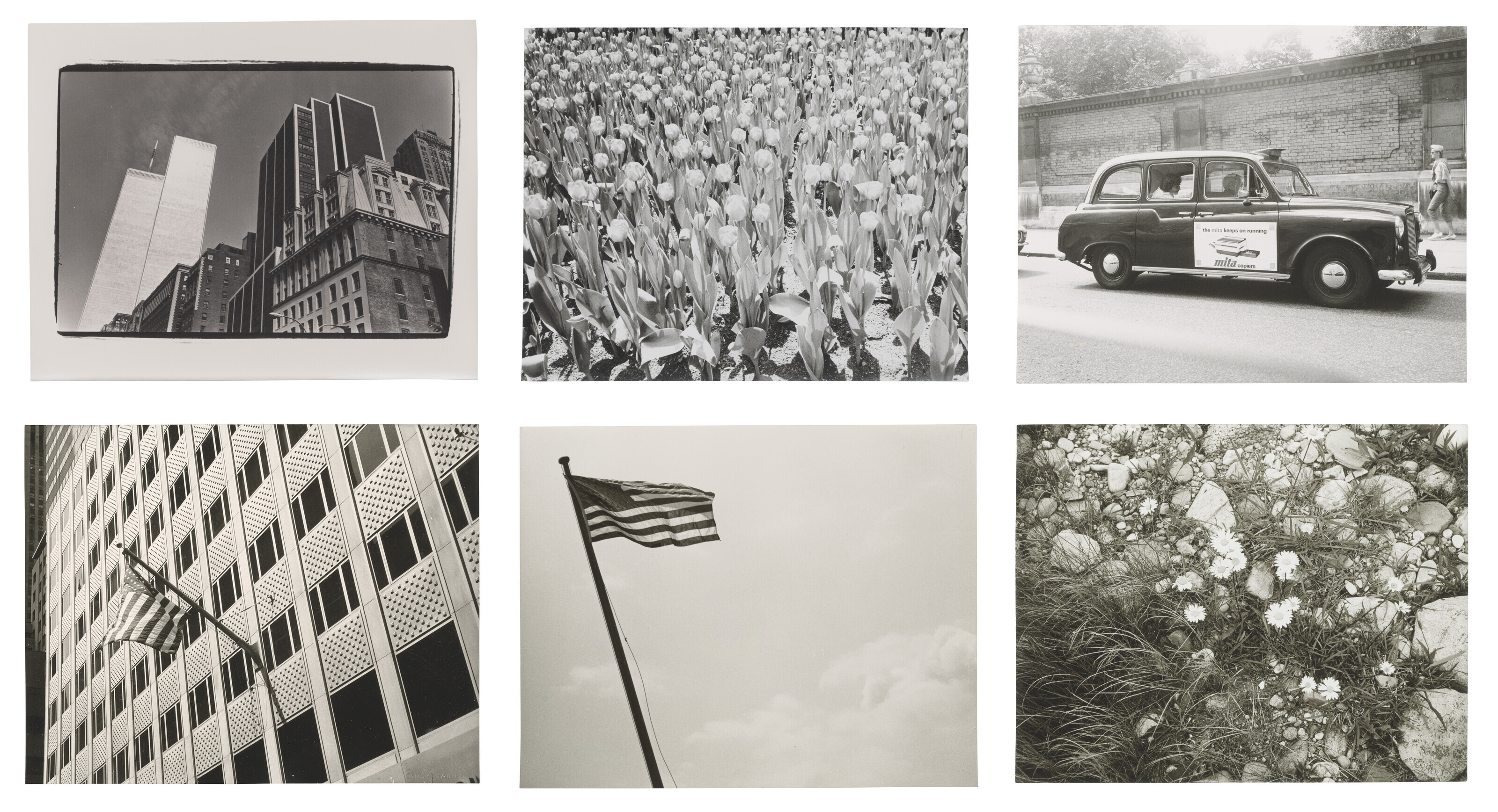 ANDY WARHOL (1928-1987), Anatomy Class; Buffalo; Buildings; Cars; Flag ...