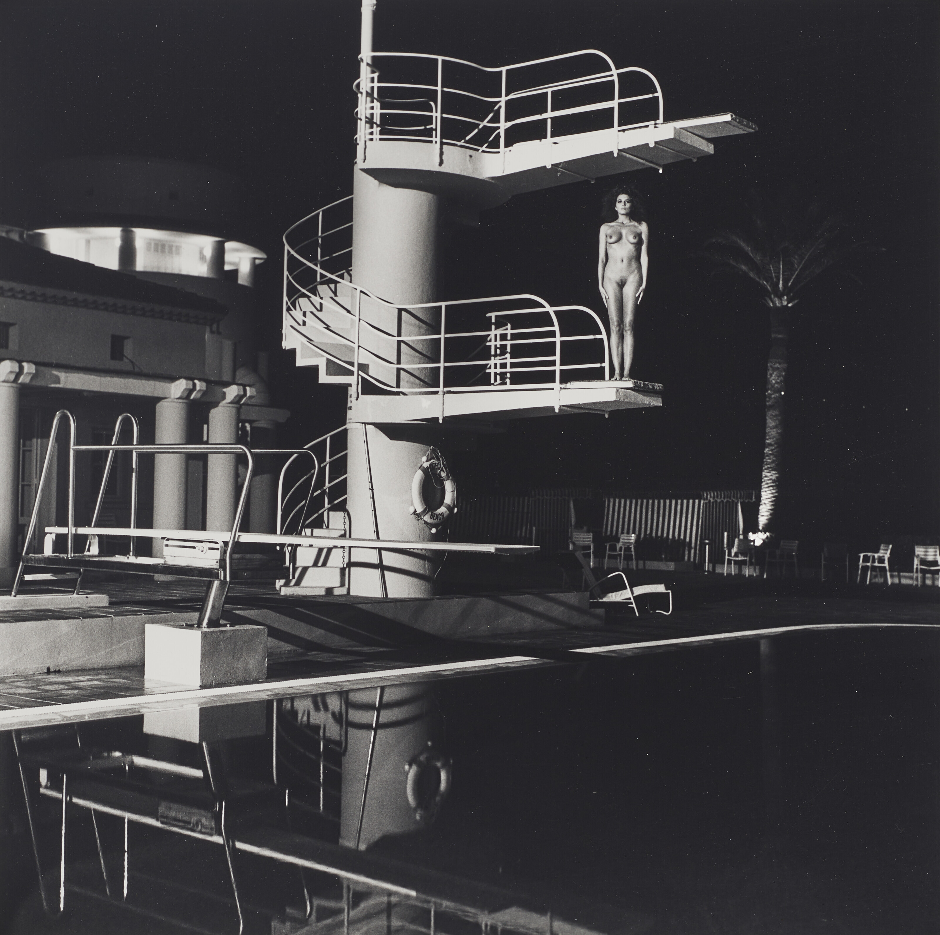 HELMUT NEWTON (1920–2004), Diving Tower, Old Beach Hotel, Monte Carlo ...