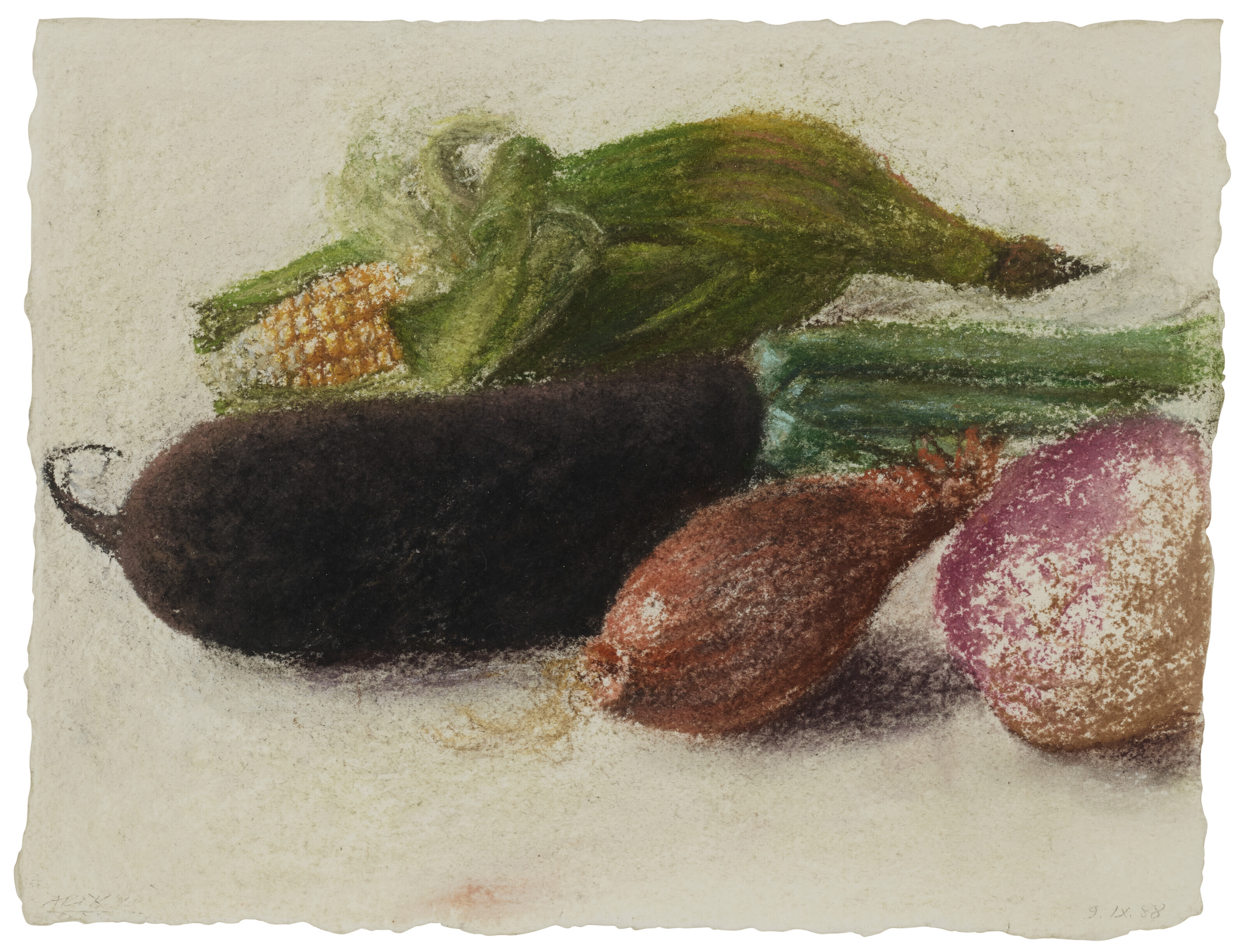AVIGDOR ARIKHA (b. 1929), Radish, Onion, Currant and Turnip | Christie’s