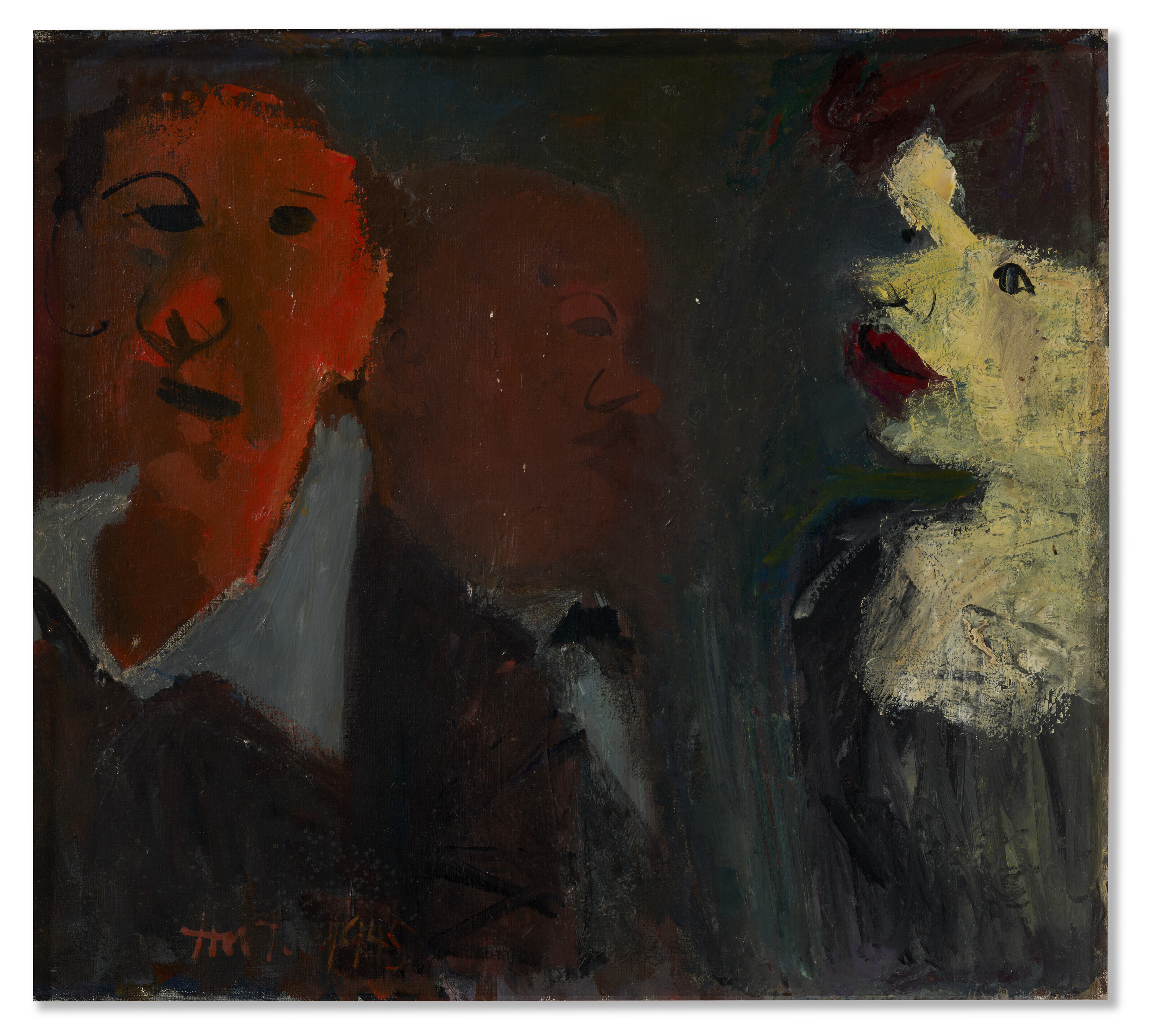 HASSEL SMITH (1915-2007), Three Heads | Christie’s