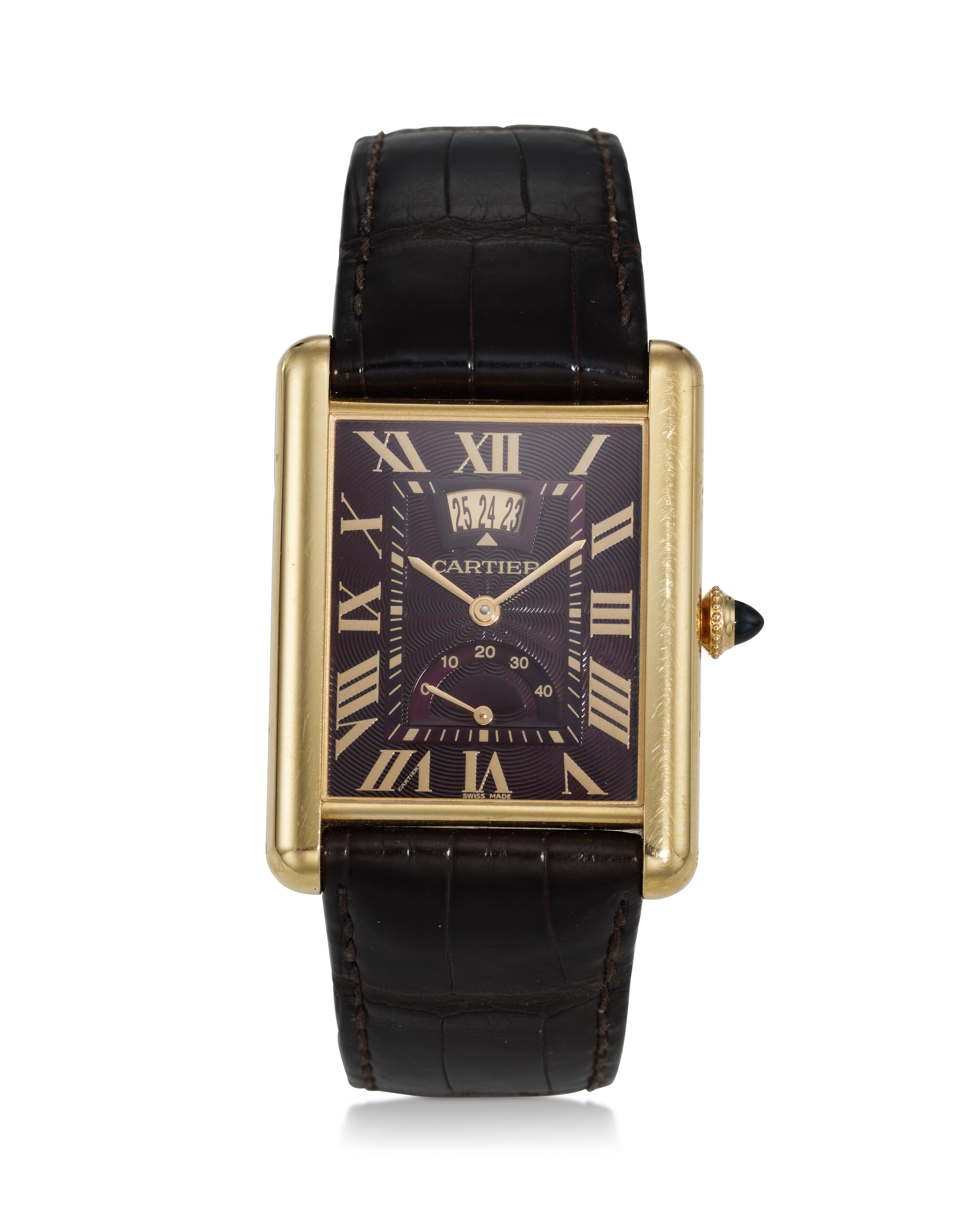 CARTIER, REF. W1560002, TANK LOUIS XL, AN 18K ROSE GOLD RECTANGULAR ...