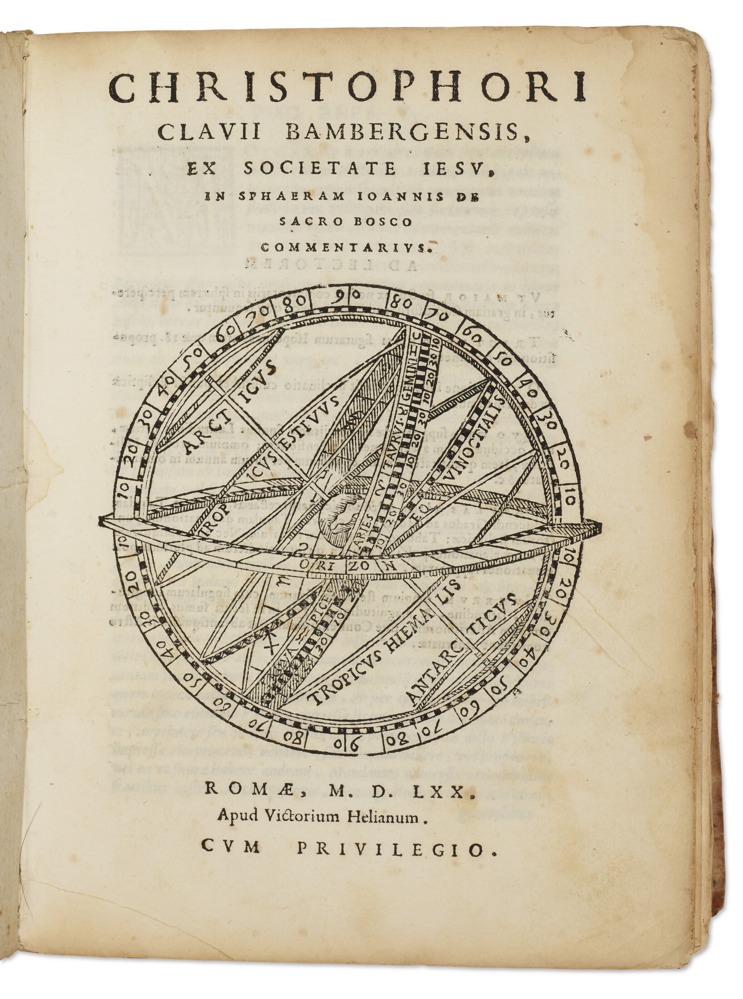 In Sphaeram Ioannis de Sacro Bosco Commentarius, Christoph Clavius ...