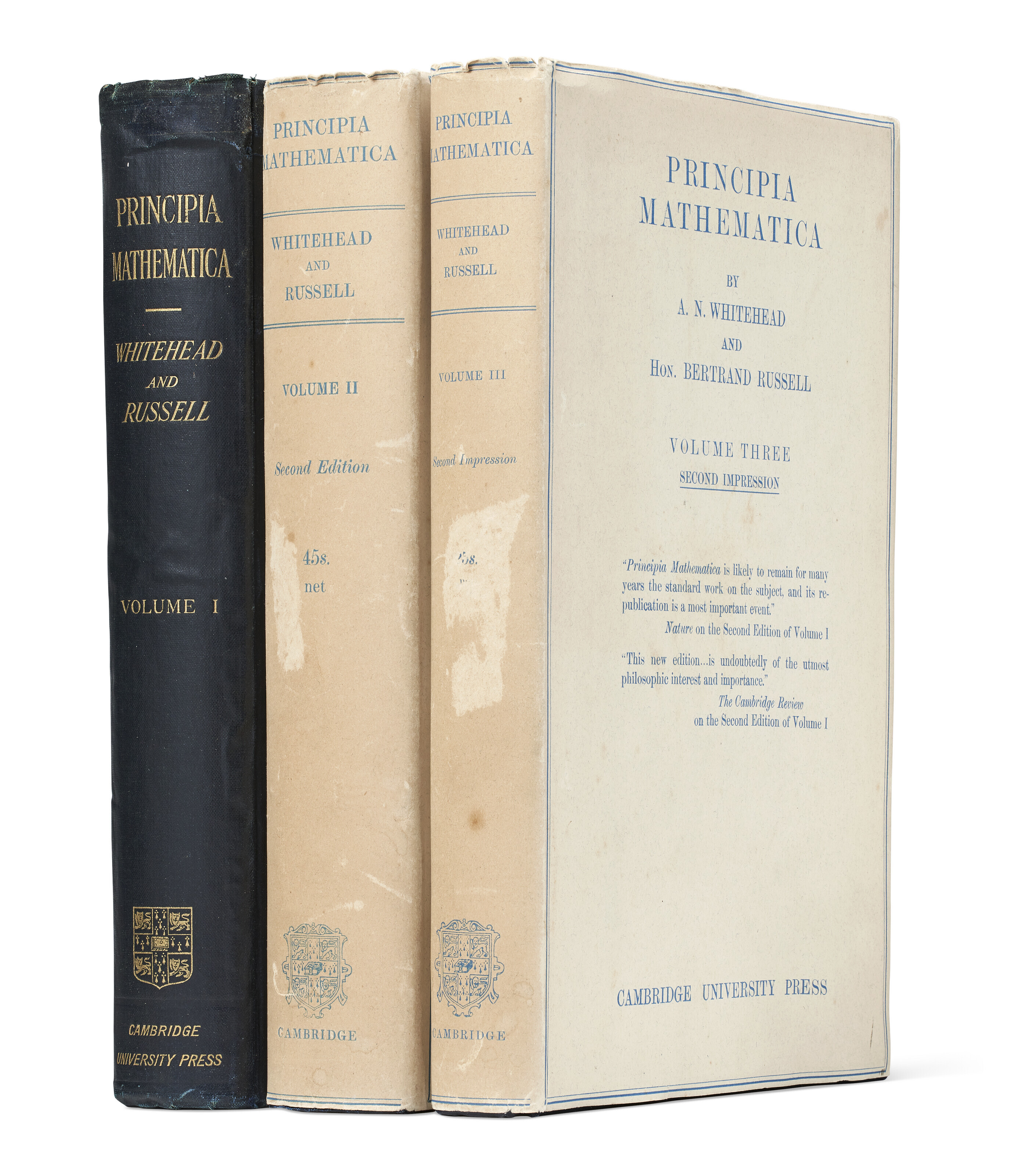Principia mathematica, Whitehead & Russell, 1910-1927 | Christie’s