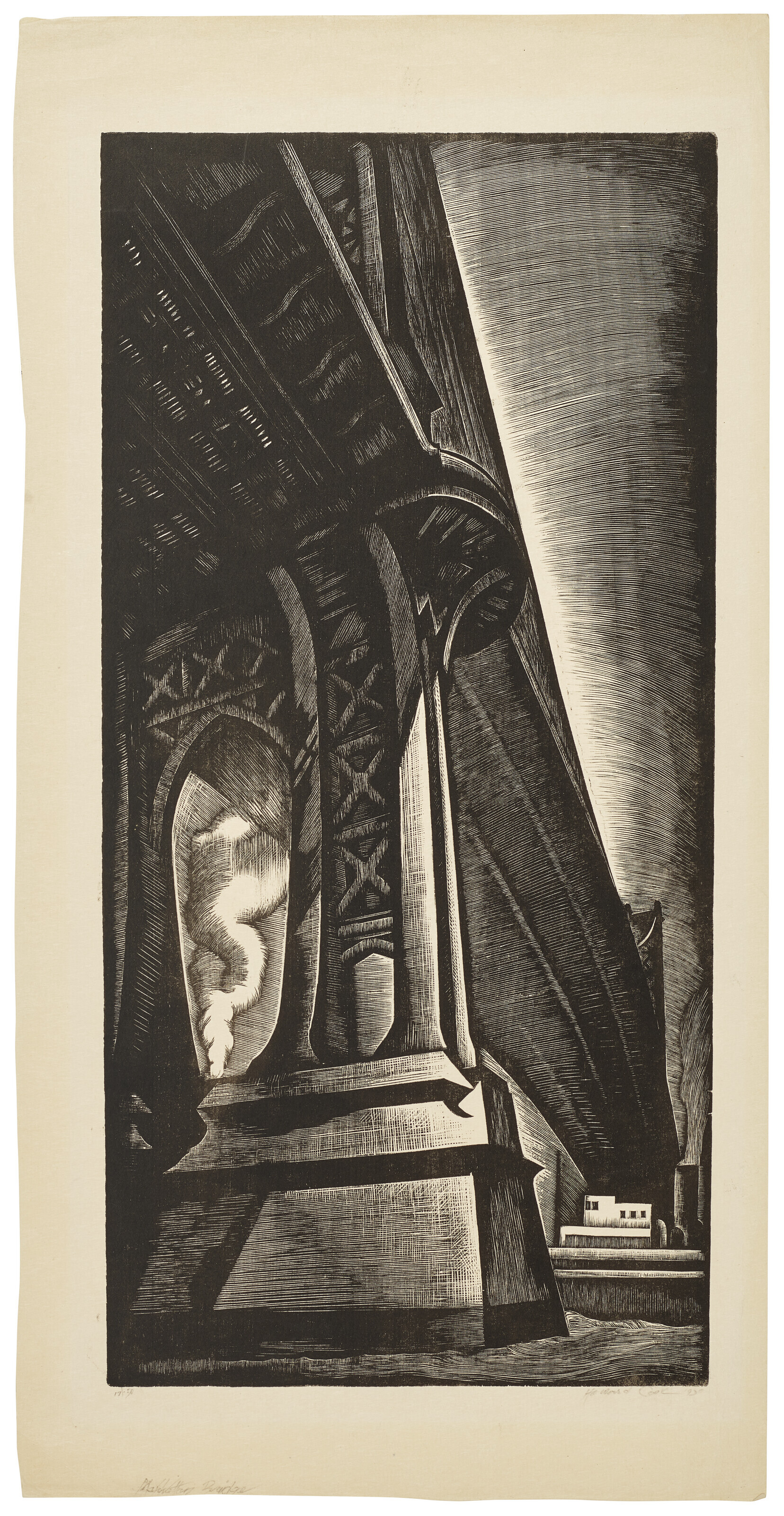 HOWARD COOK (1901-1980), Manhattan Bridge | Christie’s