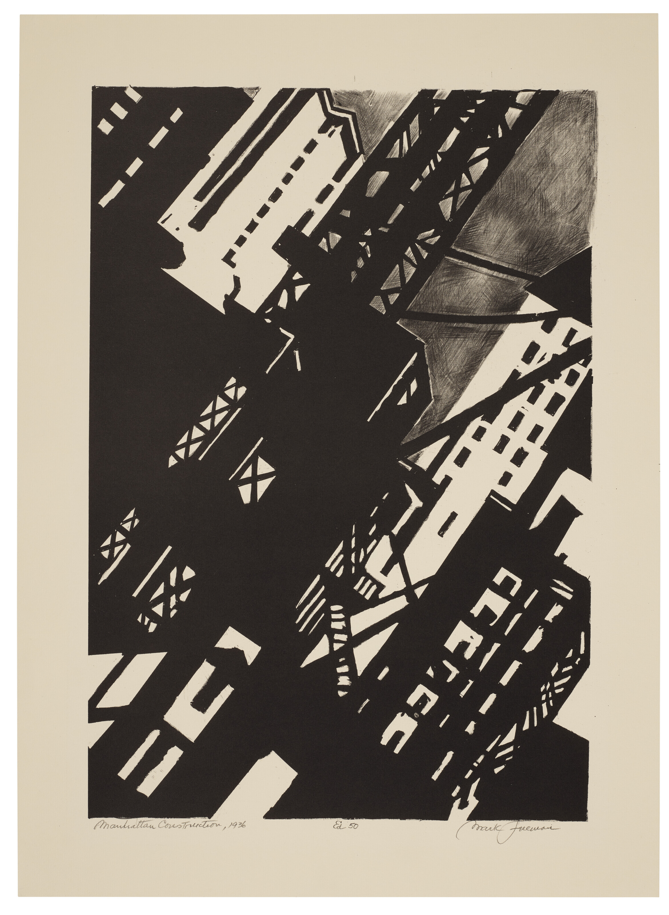 MARK FREEMAN (1908-2003), Manhattan Construction | Christie’s