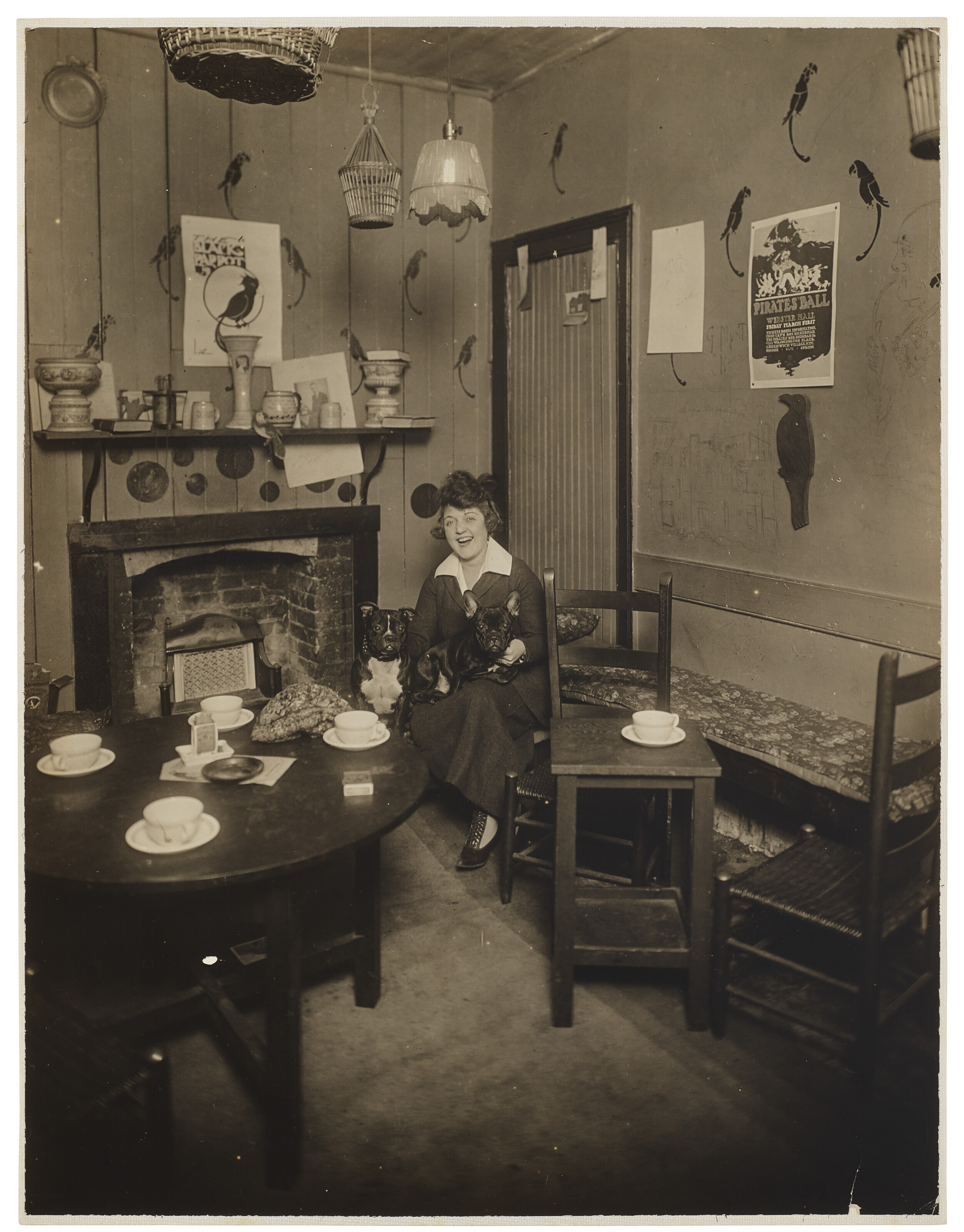 JESSIE TARBOX BEALS (1870-1942), Black Parrot Tea Room, Greenwich ...