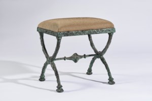 DIEGO GIACOMETTI (1902-1985), Pair of 'X' Form Stools, Troisième ...