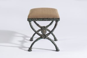 DIEGO GIACOMETTI (1902-1985), Pair of 'X' Form Stools, Troisième ...