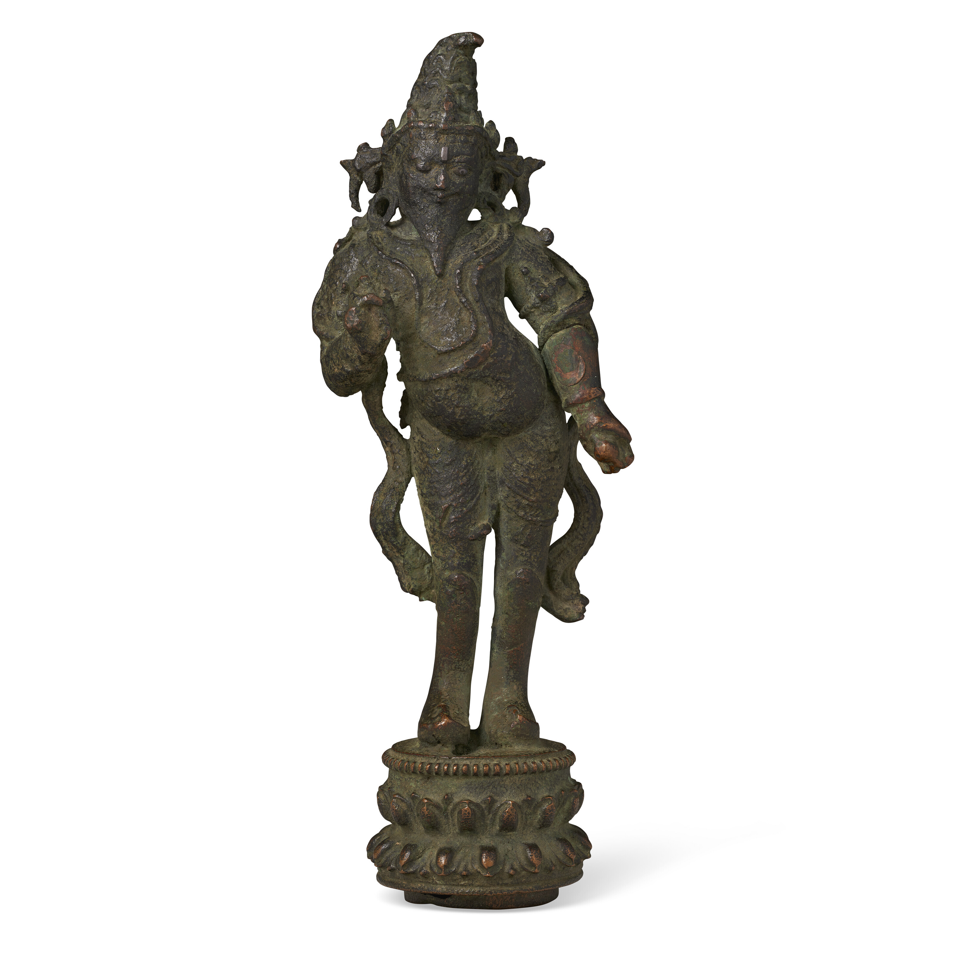 A RARE BRONZE FIGURE OF PINGALA, NORTHEASTERN INDIA, PALA PERIOD, 10TH ...