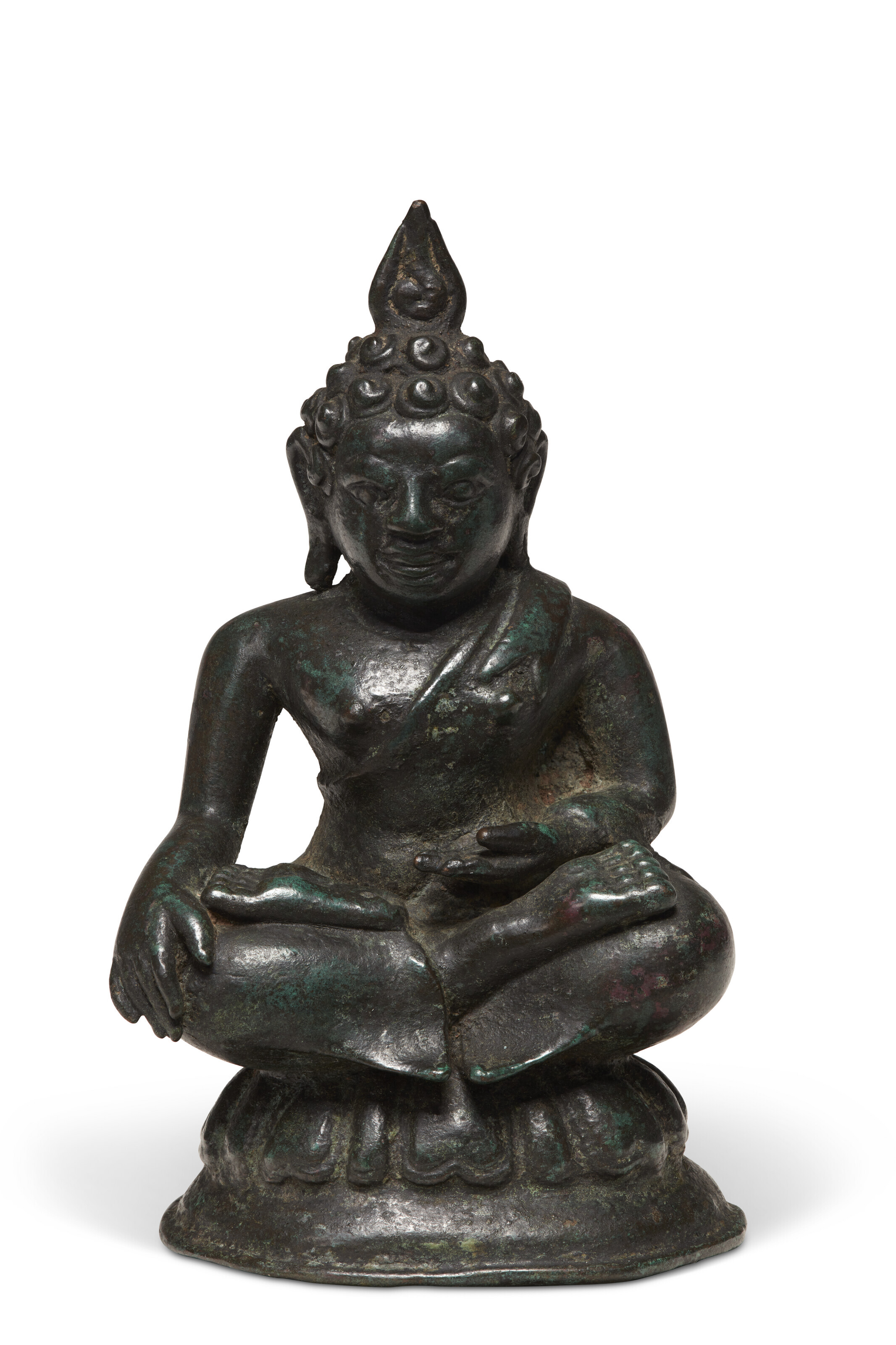 A SMALL BRONZE FIGURE OF BUDDHA, THAILAND, 15TH CENTURY | Christie’s