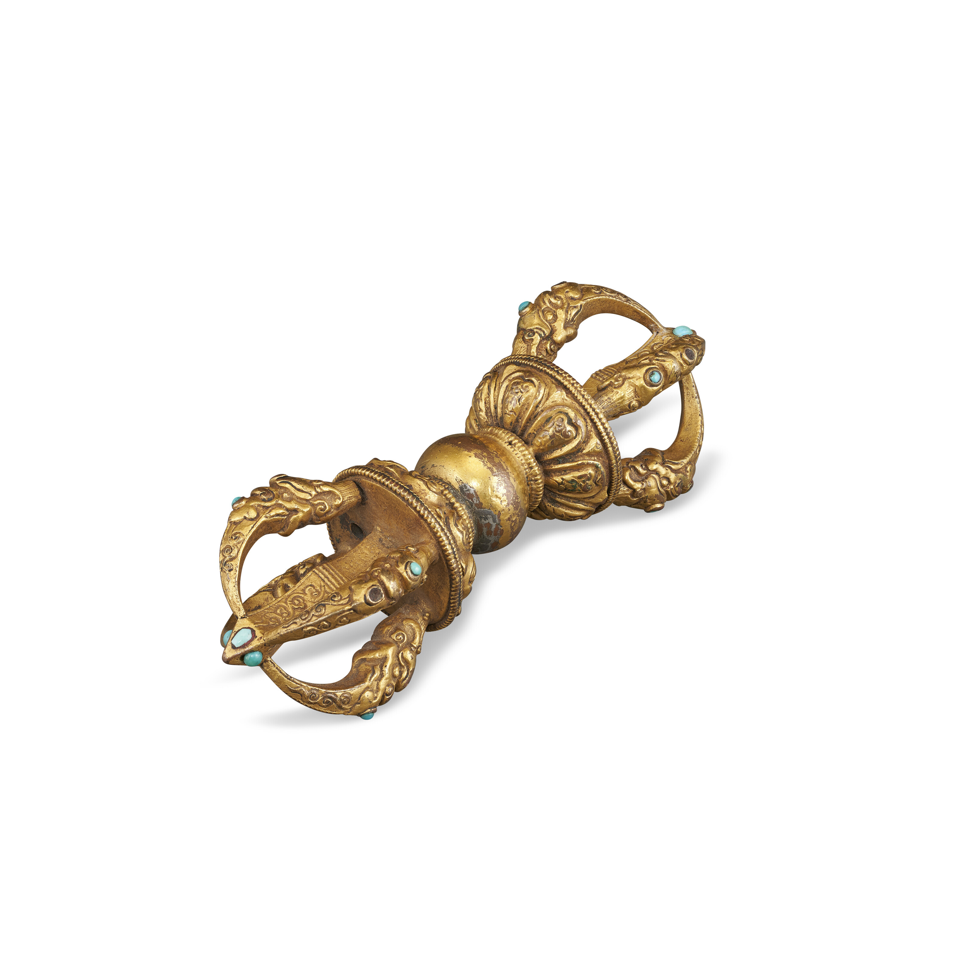 A GILT-BRONZE VAJRA, TIBET, 18TH CENTURY | Christie’s