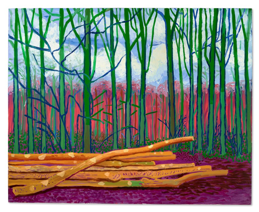 DAVID HOCKNEY (B. 1937), Felled Trees | Christie's