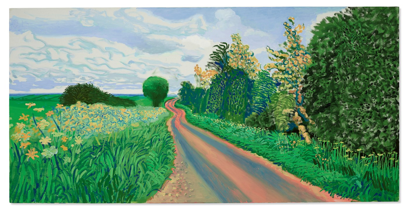 DAVID HOCKNEY (B. 1937), Early Blossom, Woldgate | Christie's
