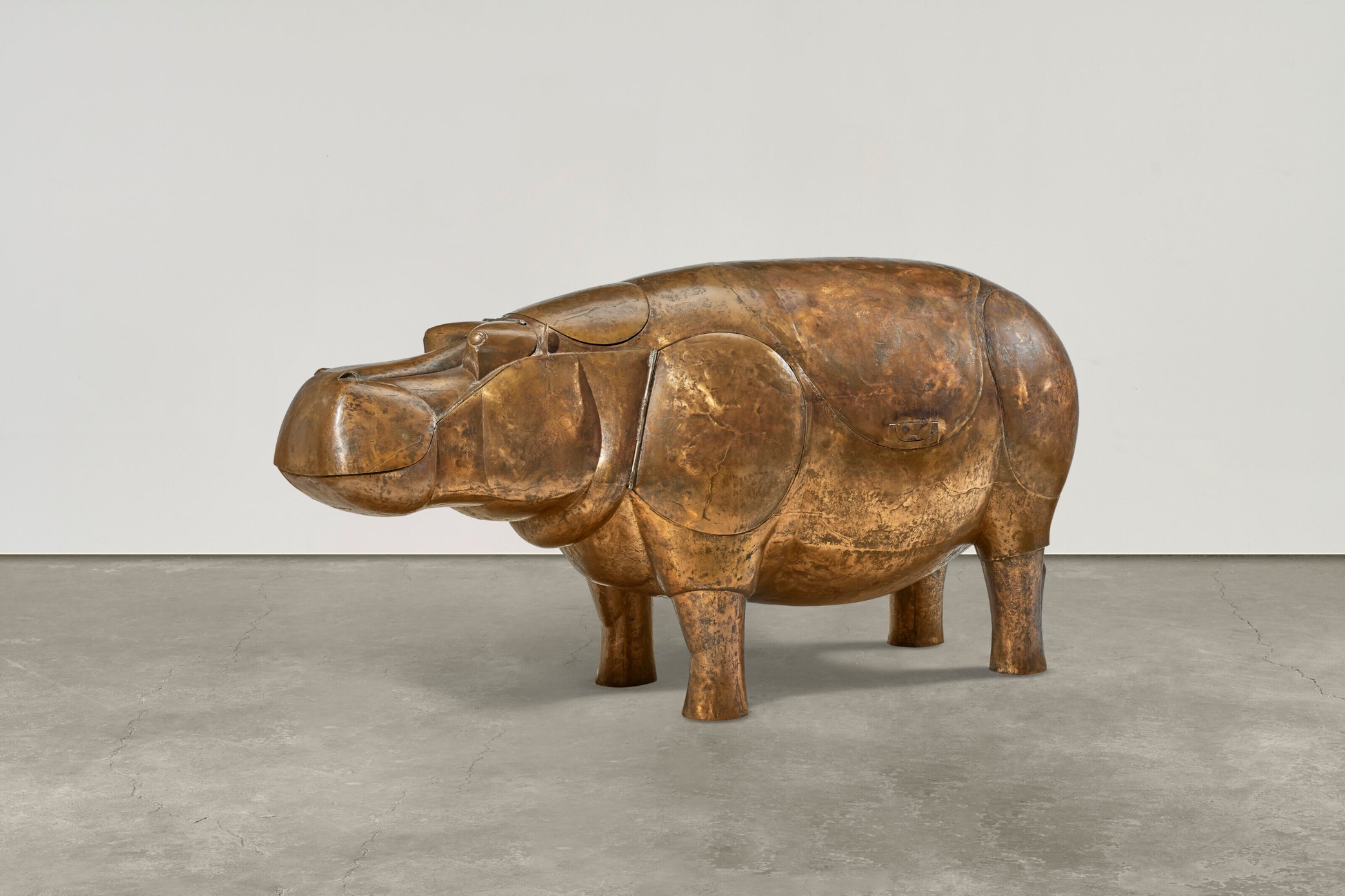 FRANÇOIS-XAVIER LALANNE (1927-2008), 'Hippopotame II' Bar, 1978 ...