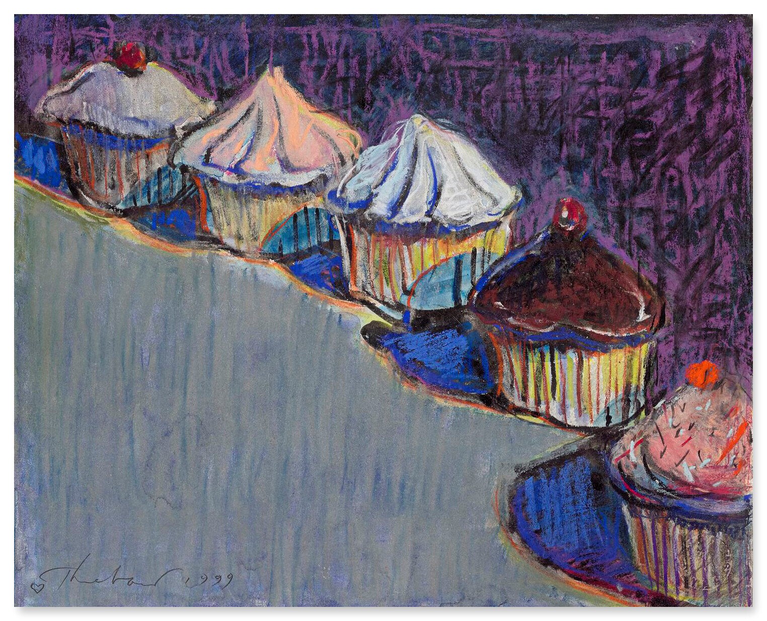 WAYNE THIEBAUD (1920 - 2021), Untitled (Cupcakes) | Christie's