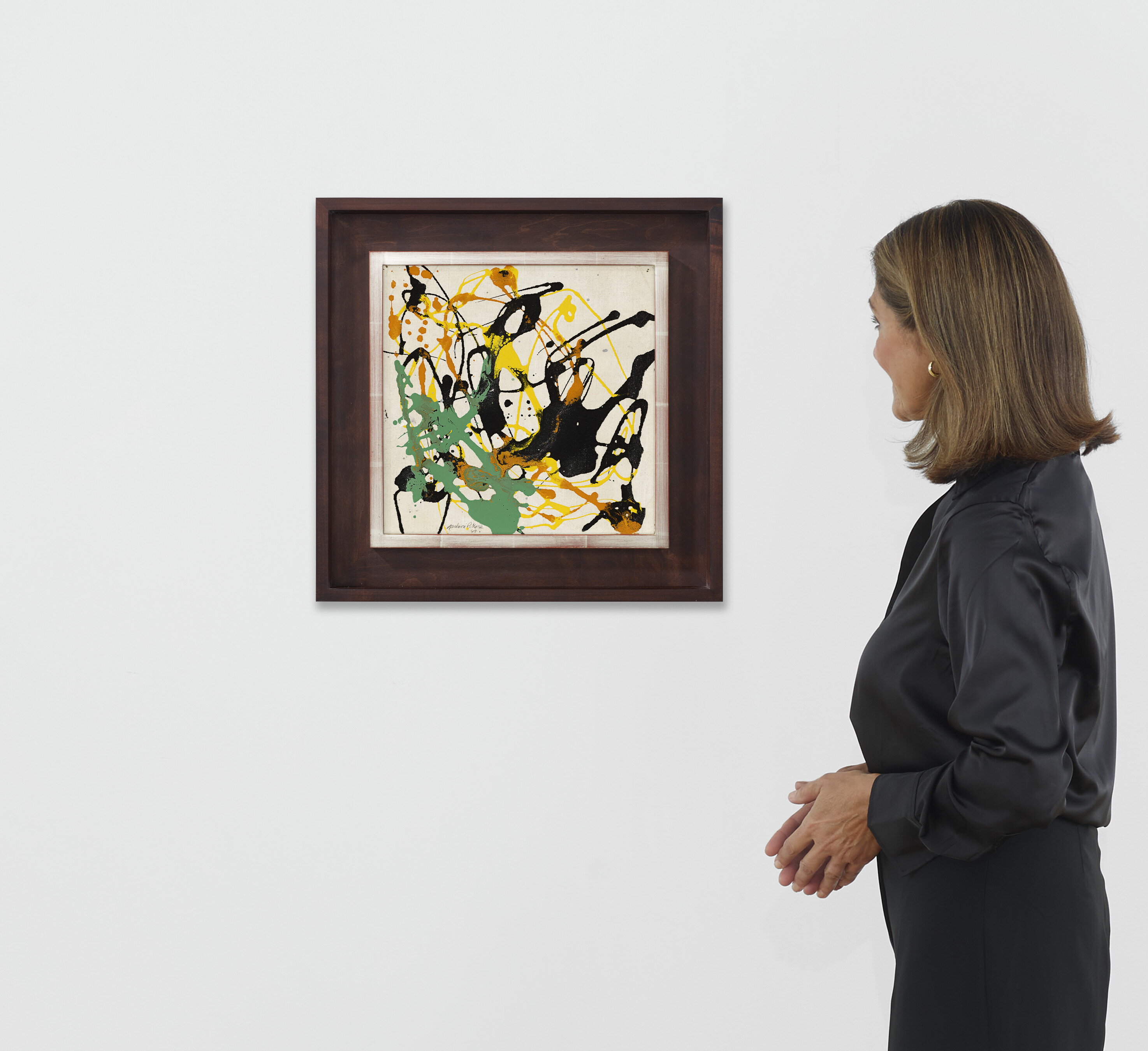 Jackson Pollock Drip Painting 1949