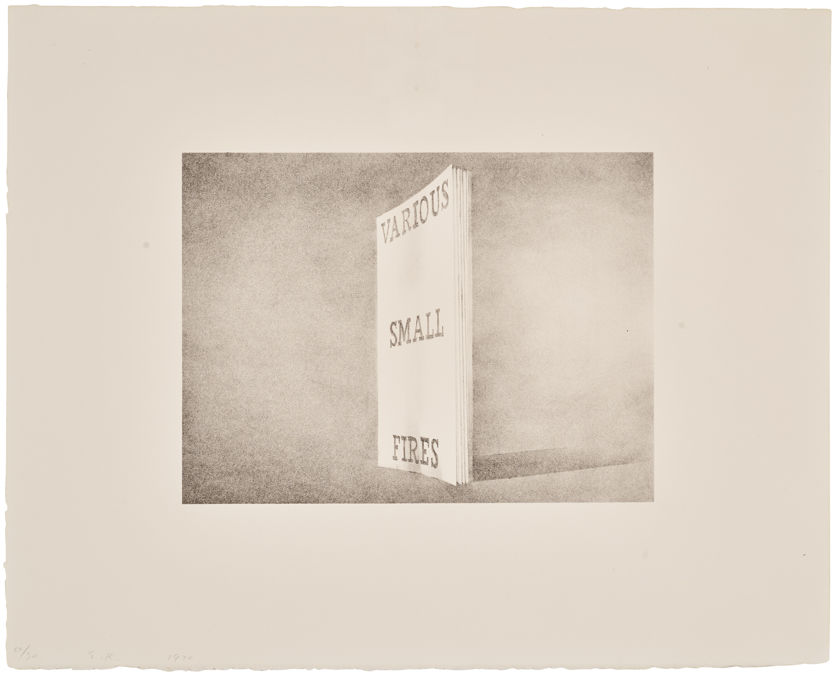 ED RUSCHA (B. 1937), Various Small Fires, from Book Covers | Christie’s