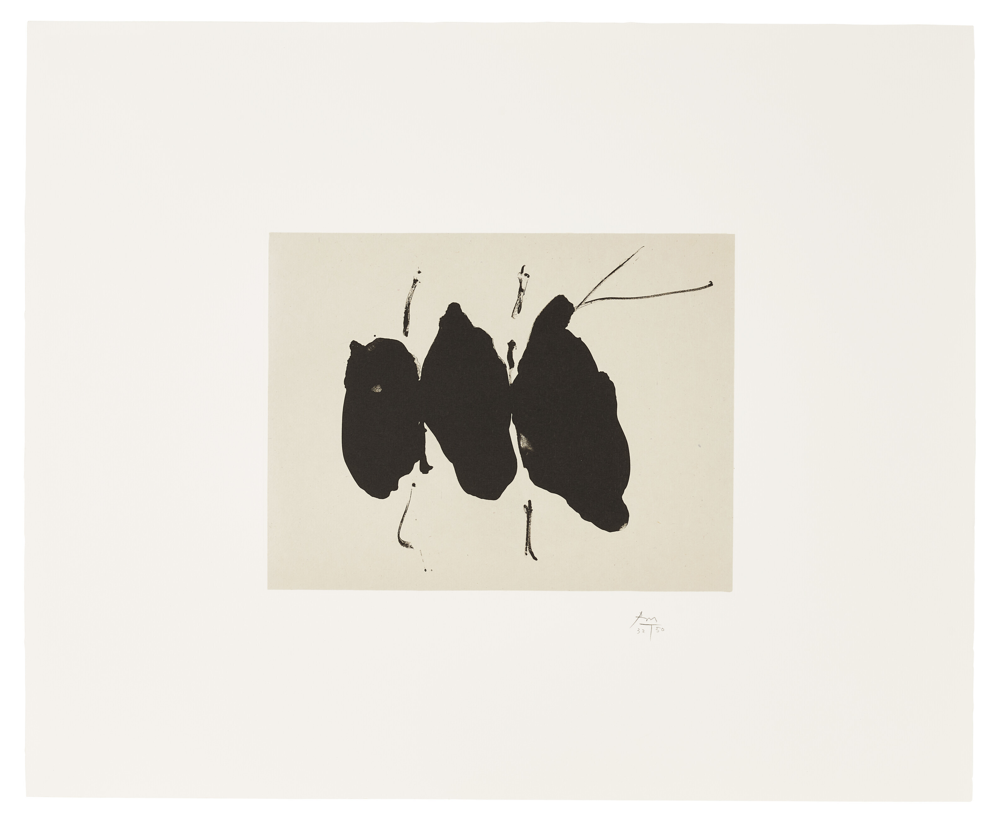 ROBERT MOTHERWELL (1915-1991), Mexican Elegy, from Octavio Paz Suite ...