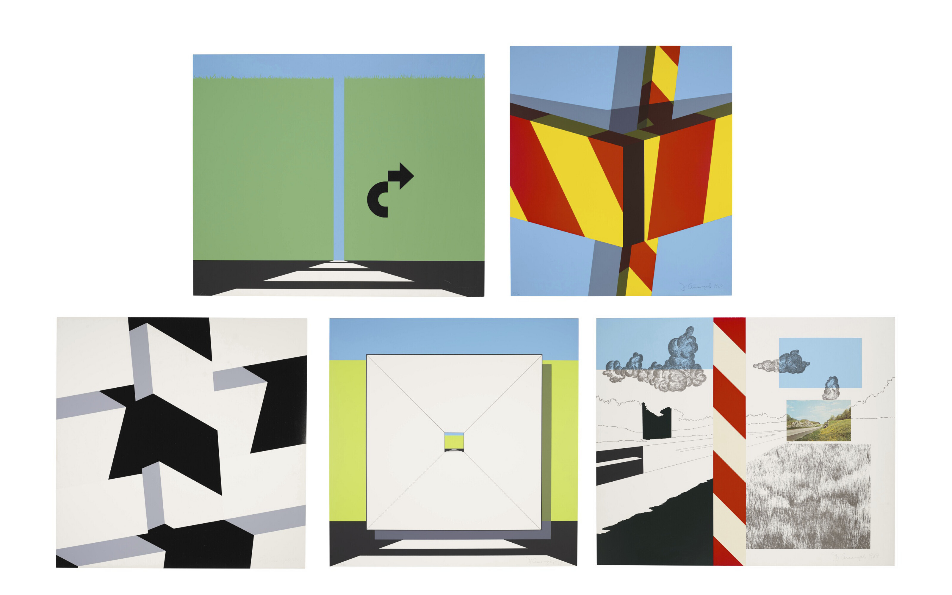 ALLAN D'ARCANGELO (1930-1998), AAp 12: five prints | Christie’s
