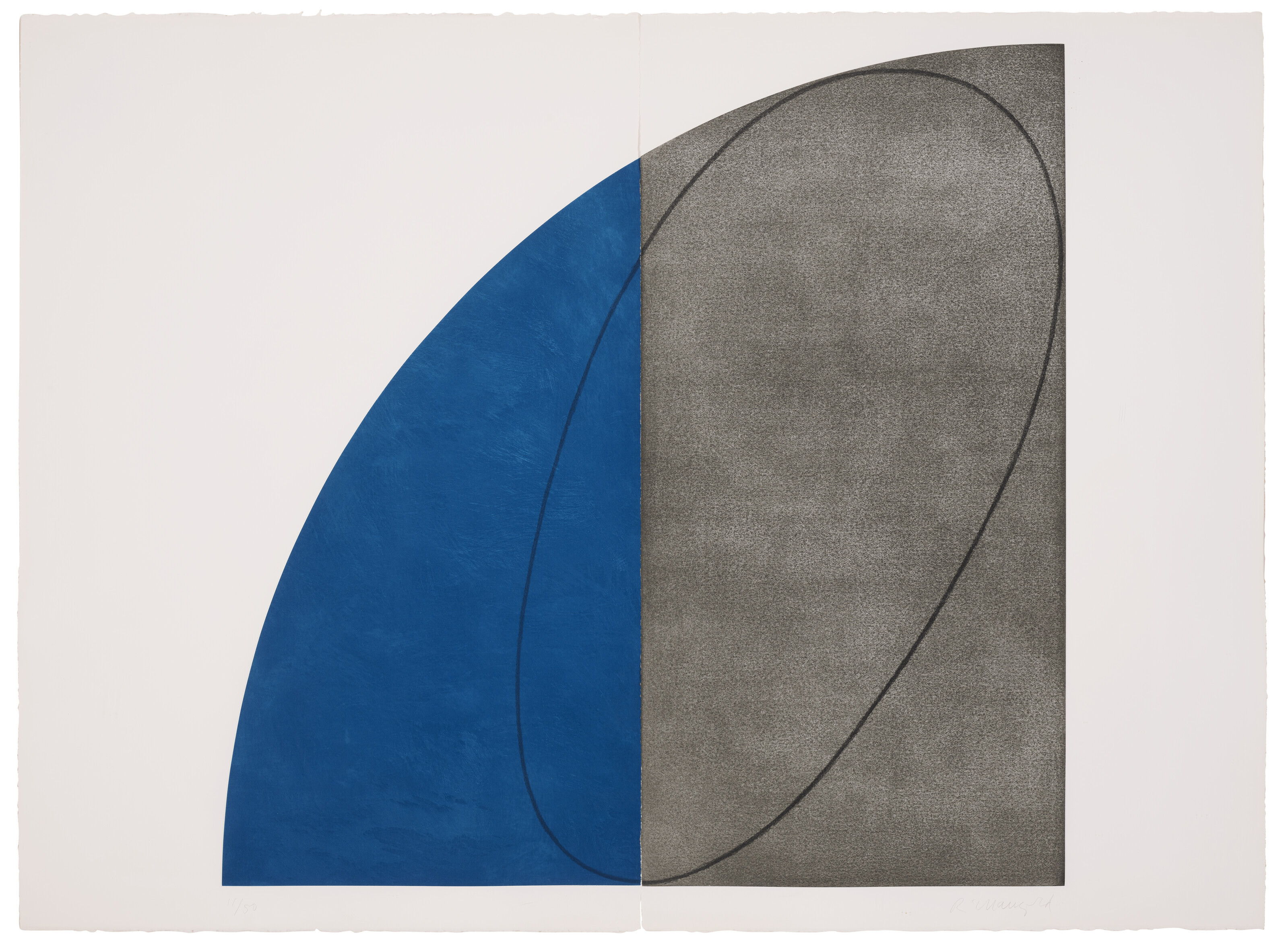 ROBERT MANGOLD (B. 1937), Curved Plane / Figure I | Christie’s