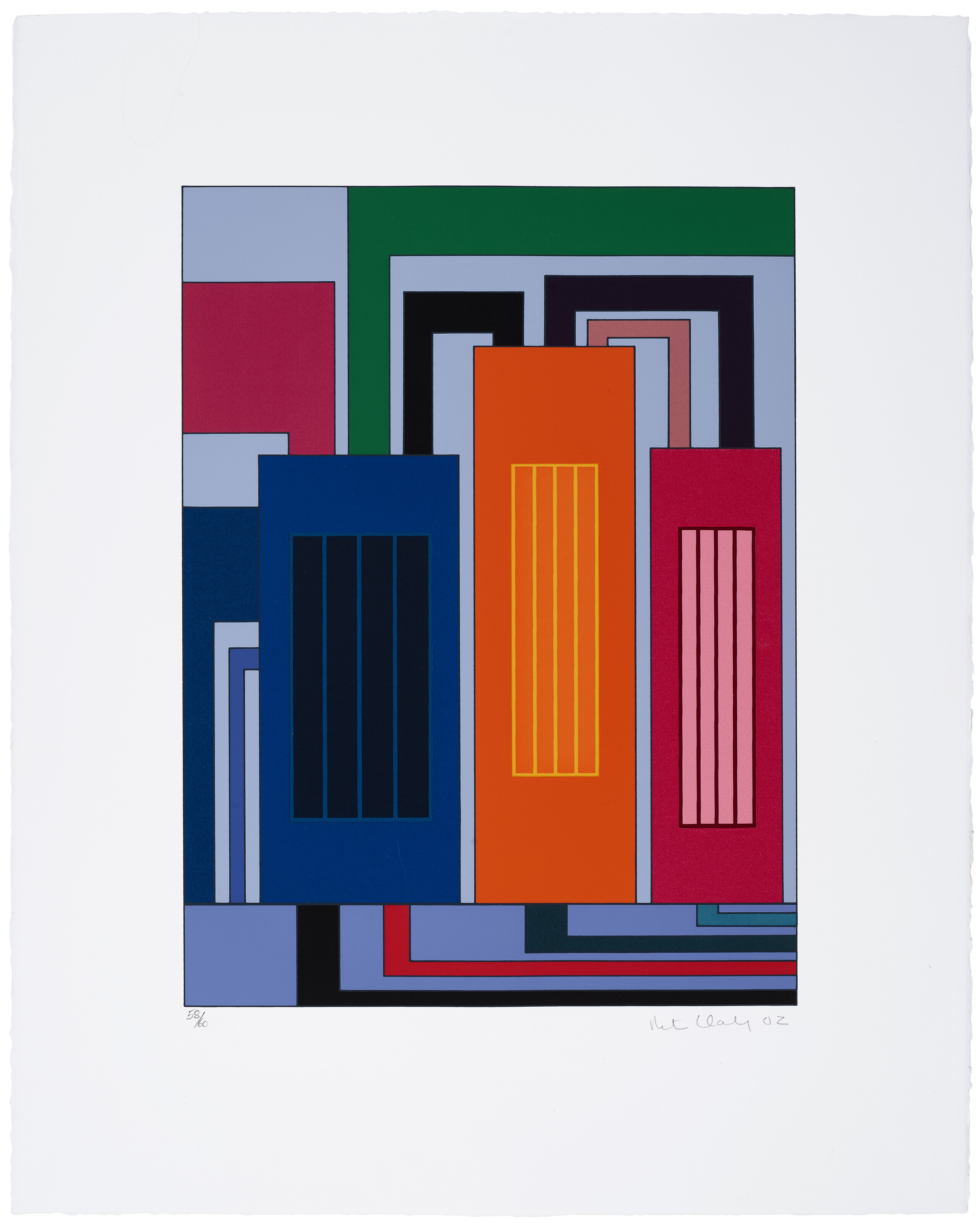 PETER HALLEY (B. 1953), Three Prisons | Christie’s