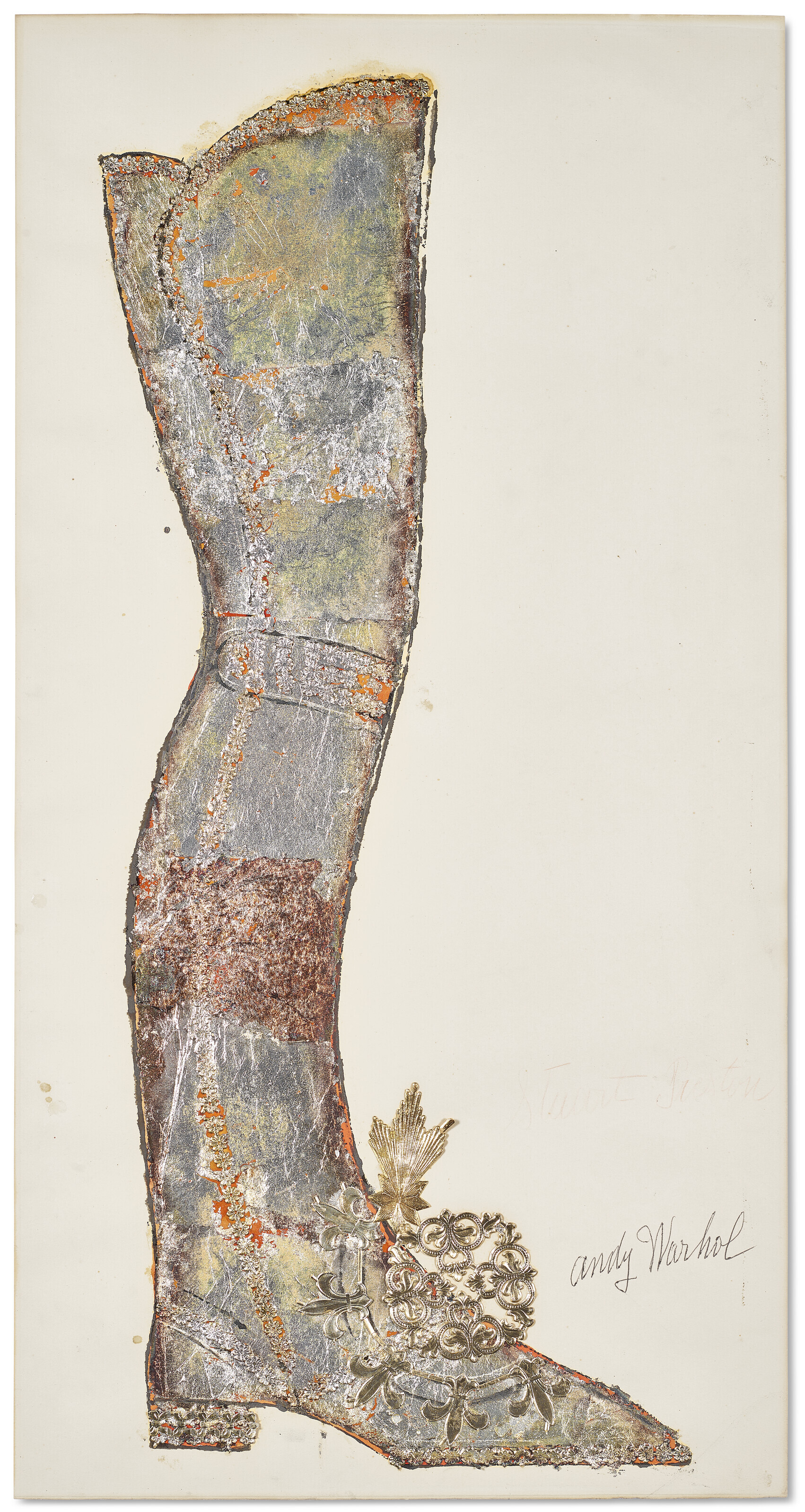 andy warhol elvis boot