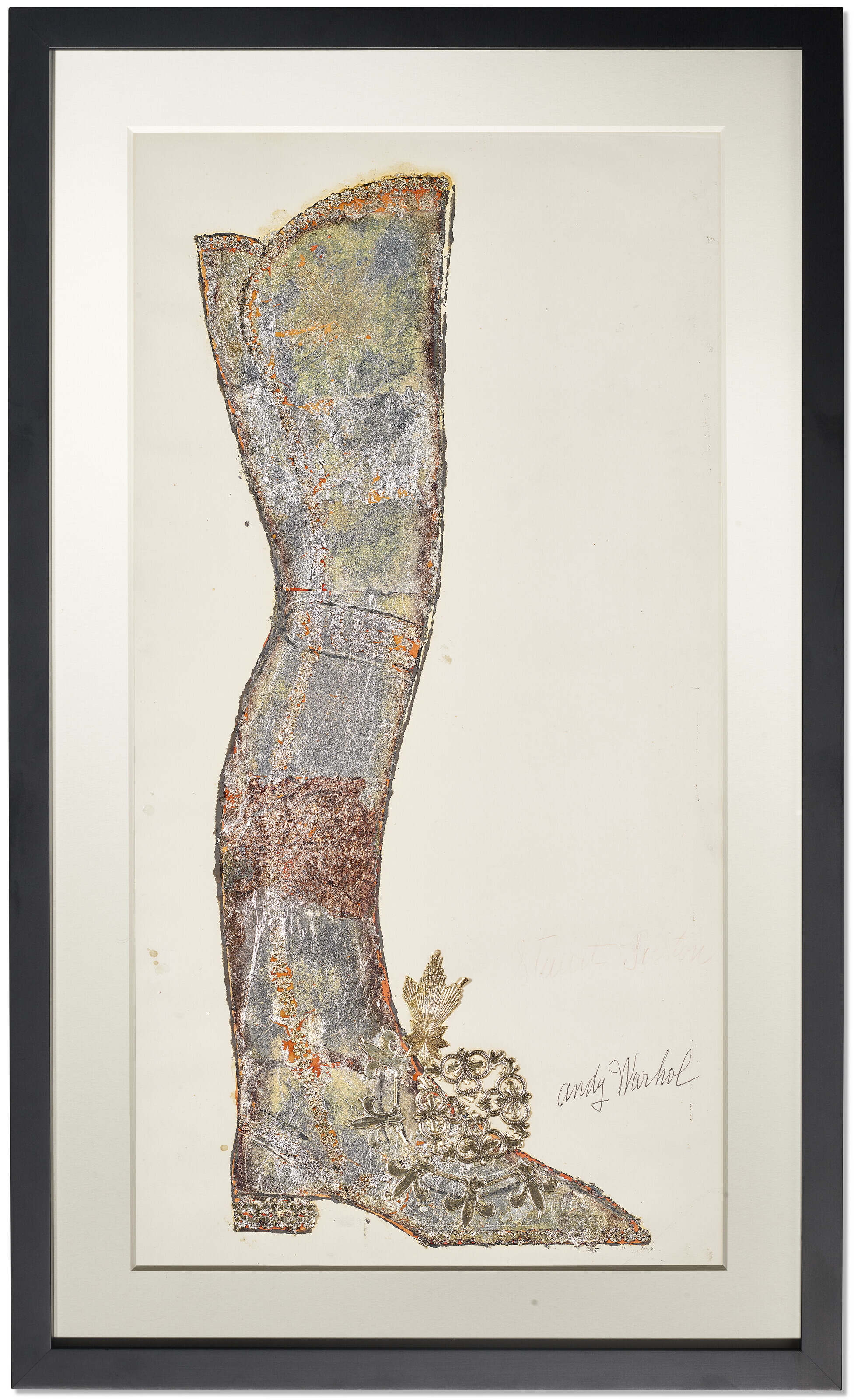 andy warhol elvis boot