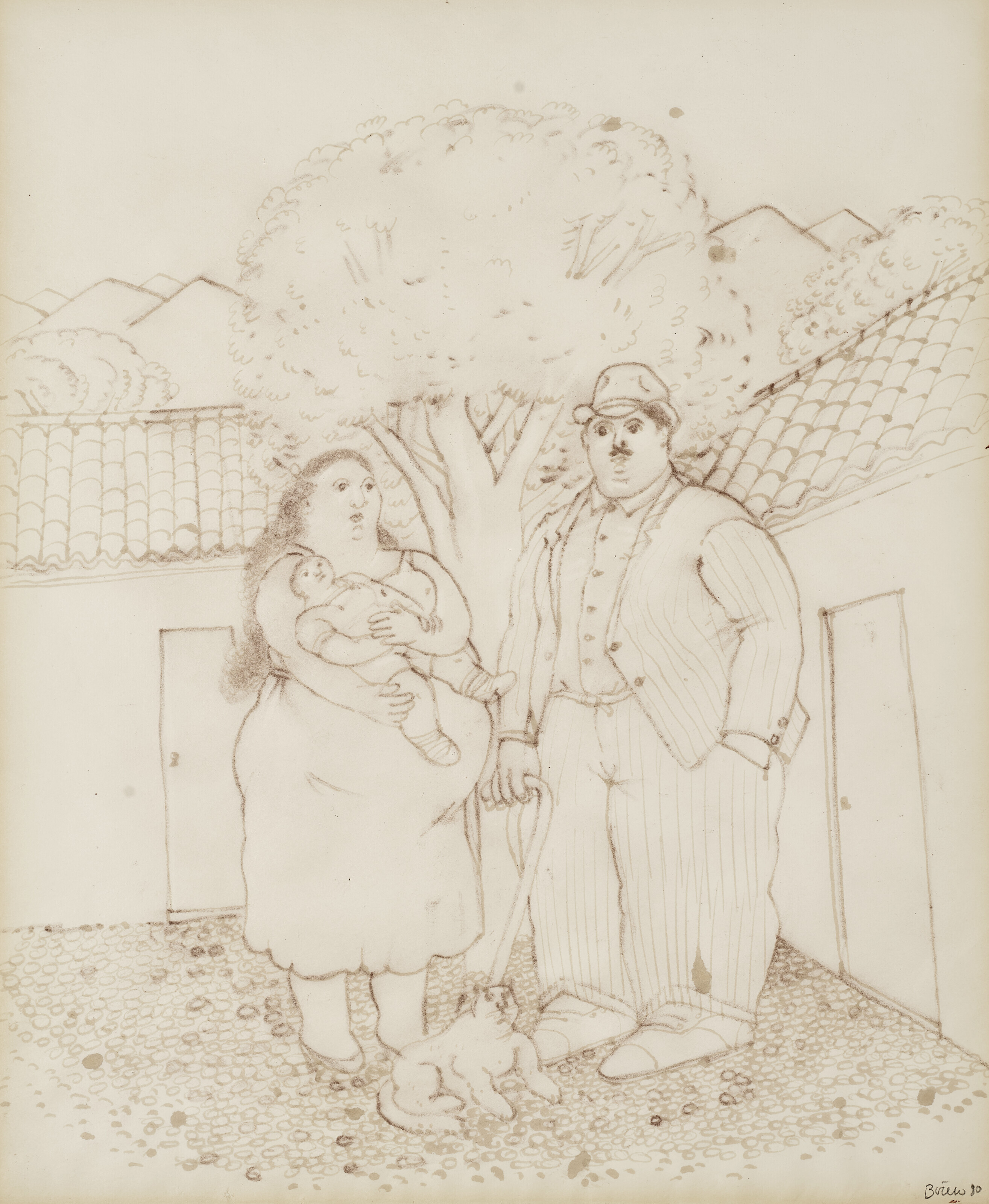 Fernando Botero Family Paintings