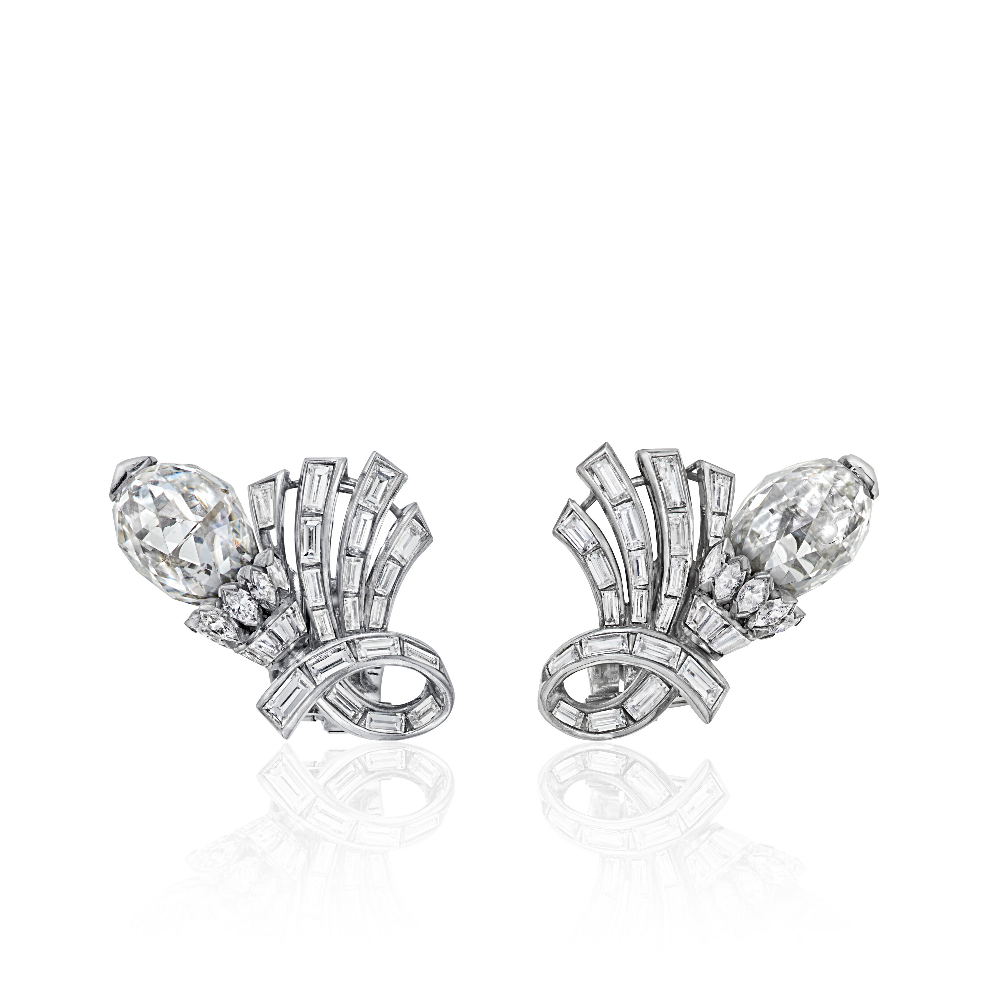 RAYMOND YARD DIAMOND EARRINGS, | Christie’s