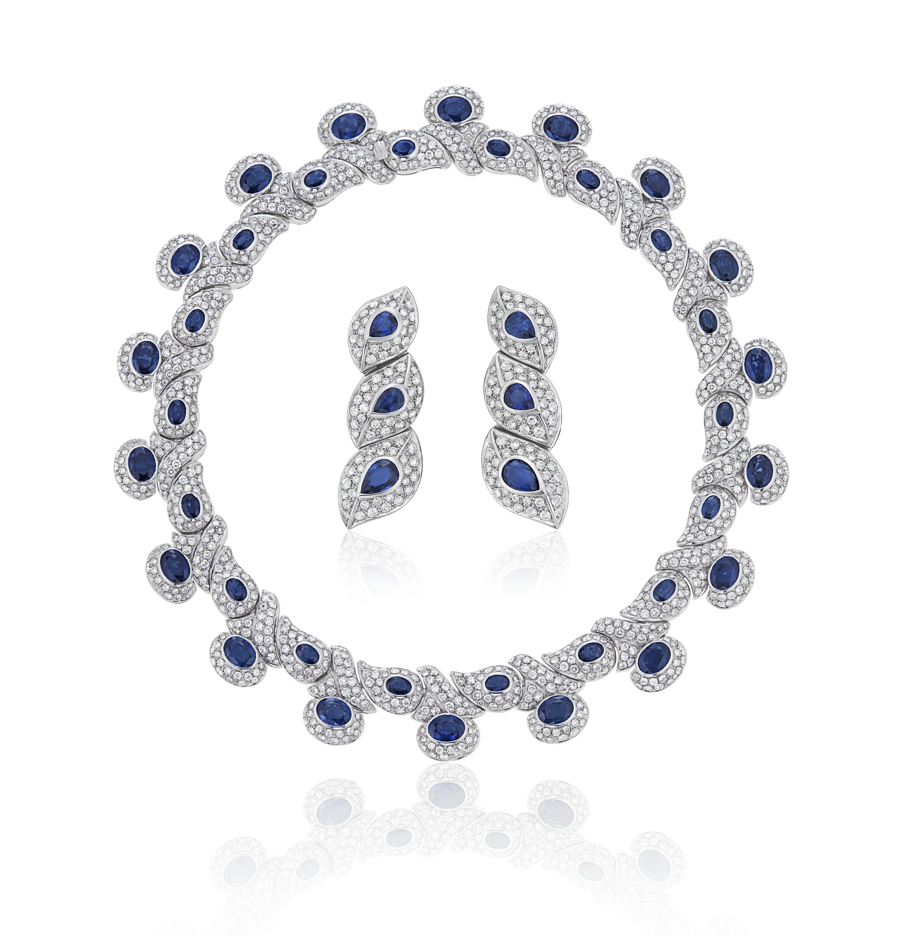 SET OF SAPPHIRE AND DIAMOND JEWELRY, | Christie’s