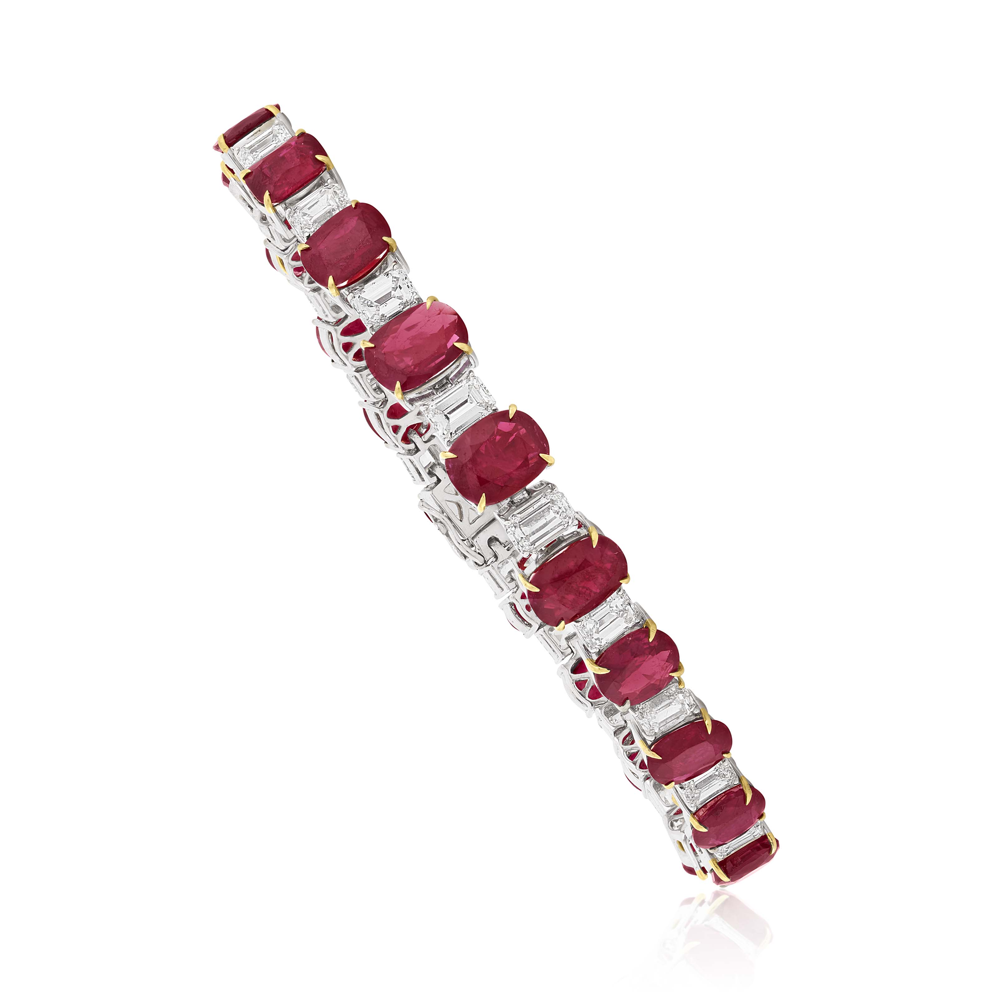 RUBY AND DIAMOND BRACELET, | Christie’s