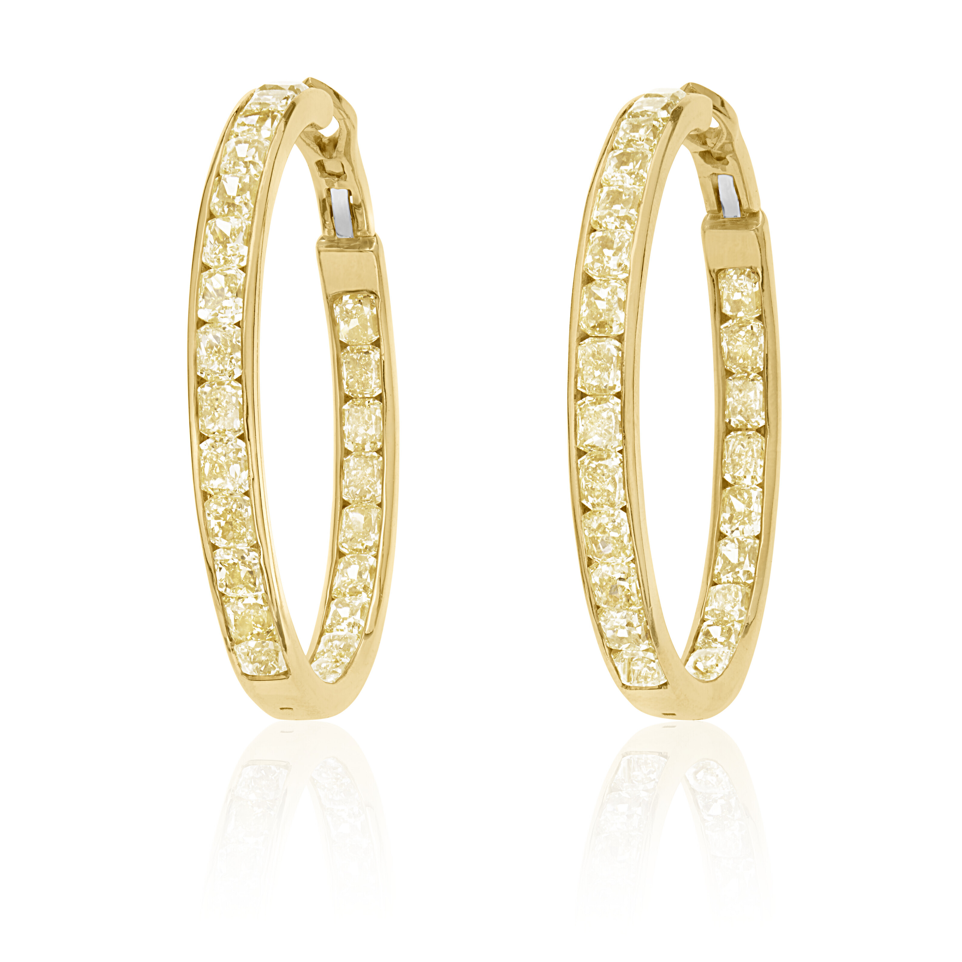 COLORED DIAMOND HOOP EARRINGS, | Christie’s