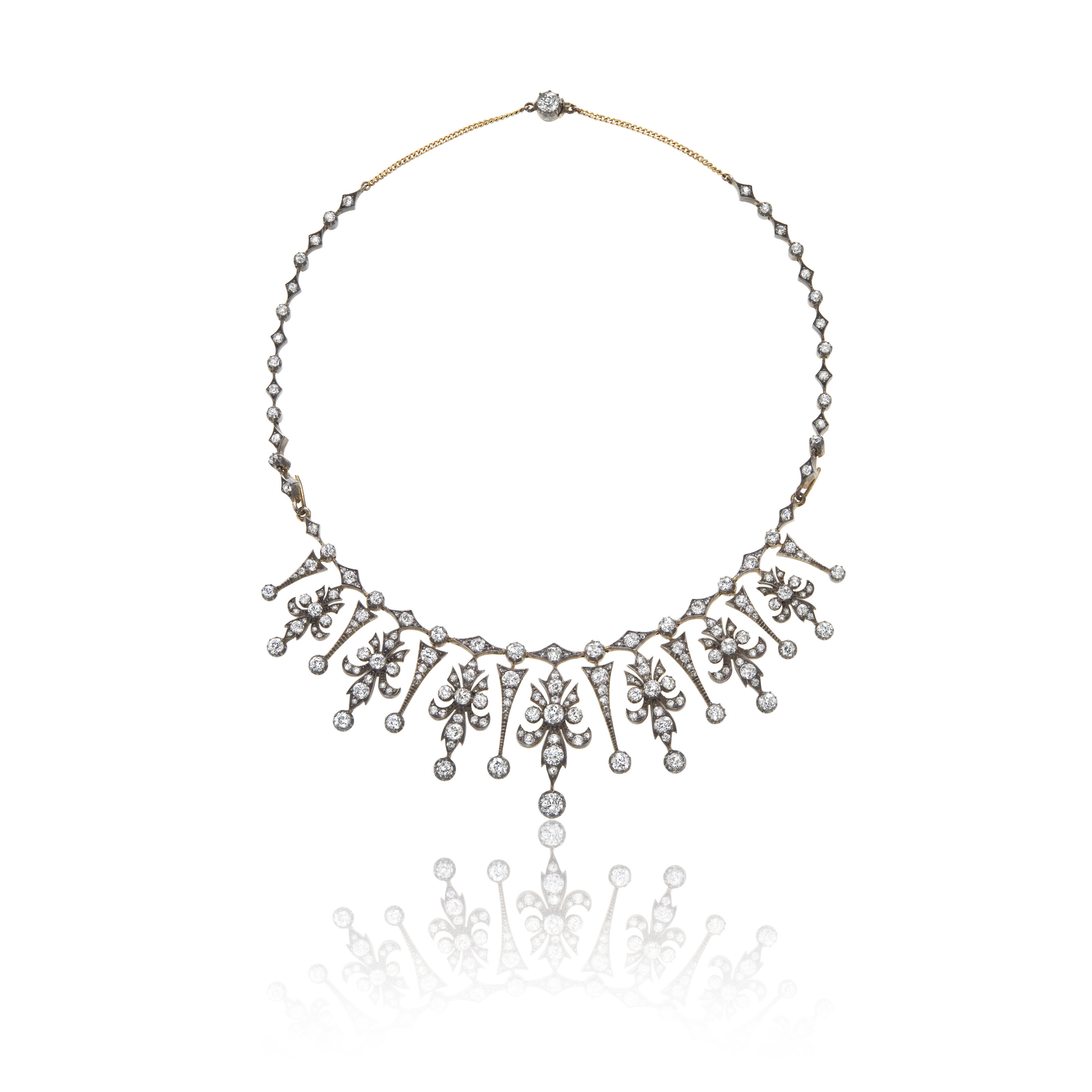 NO RESERVE | ANTIQUE DIAMOND NECKLACE-TIARA, | Christie’s