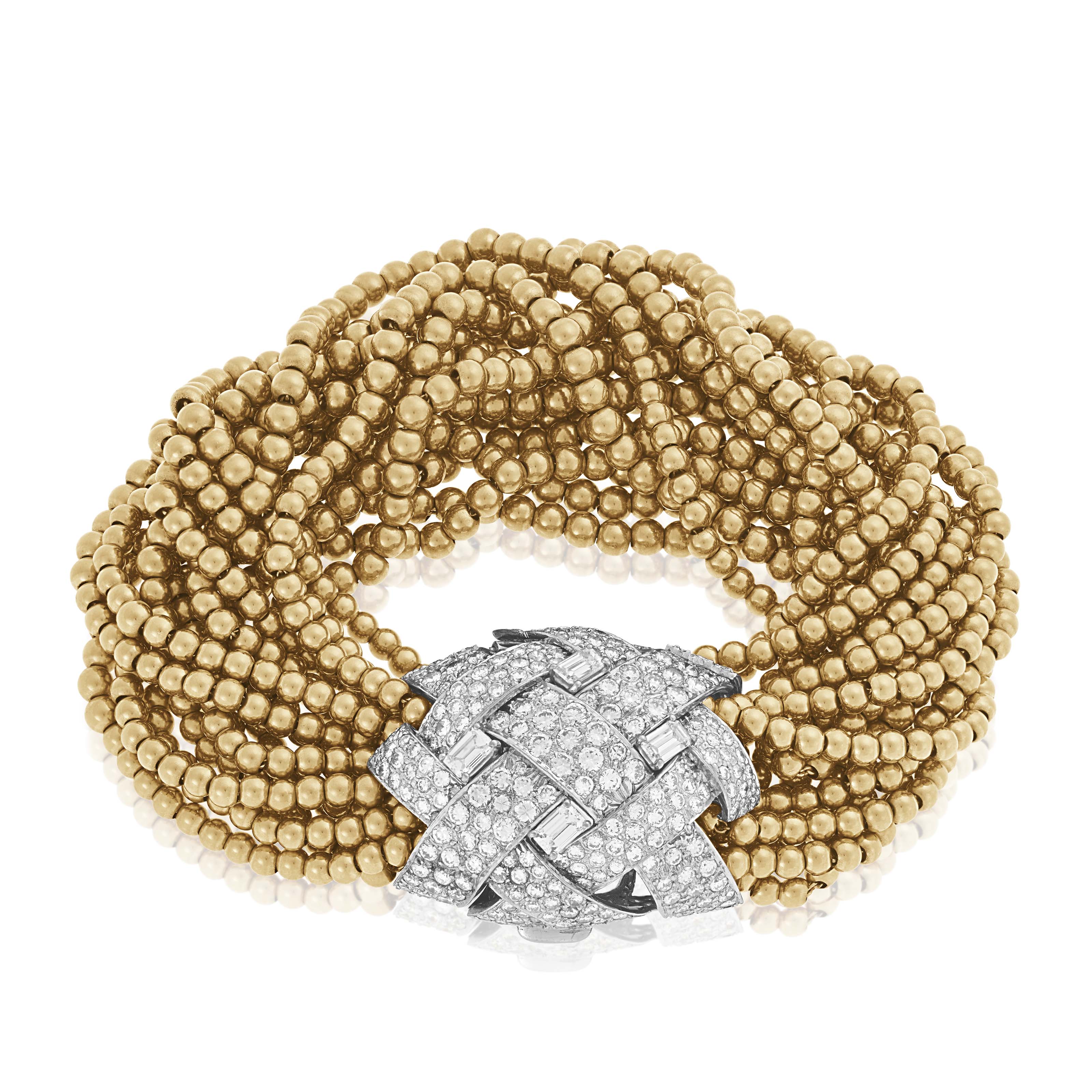 DAVID WEBB DIAMOND AND GOLD BRACELET, | Christie’s