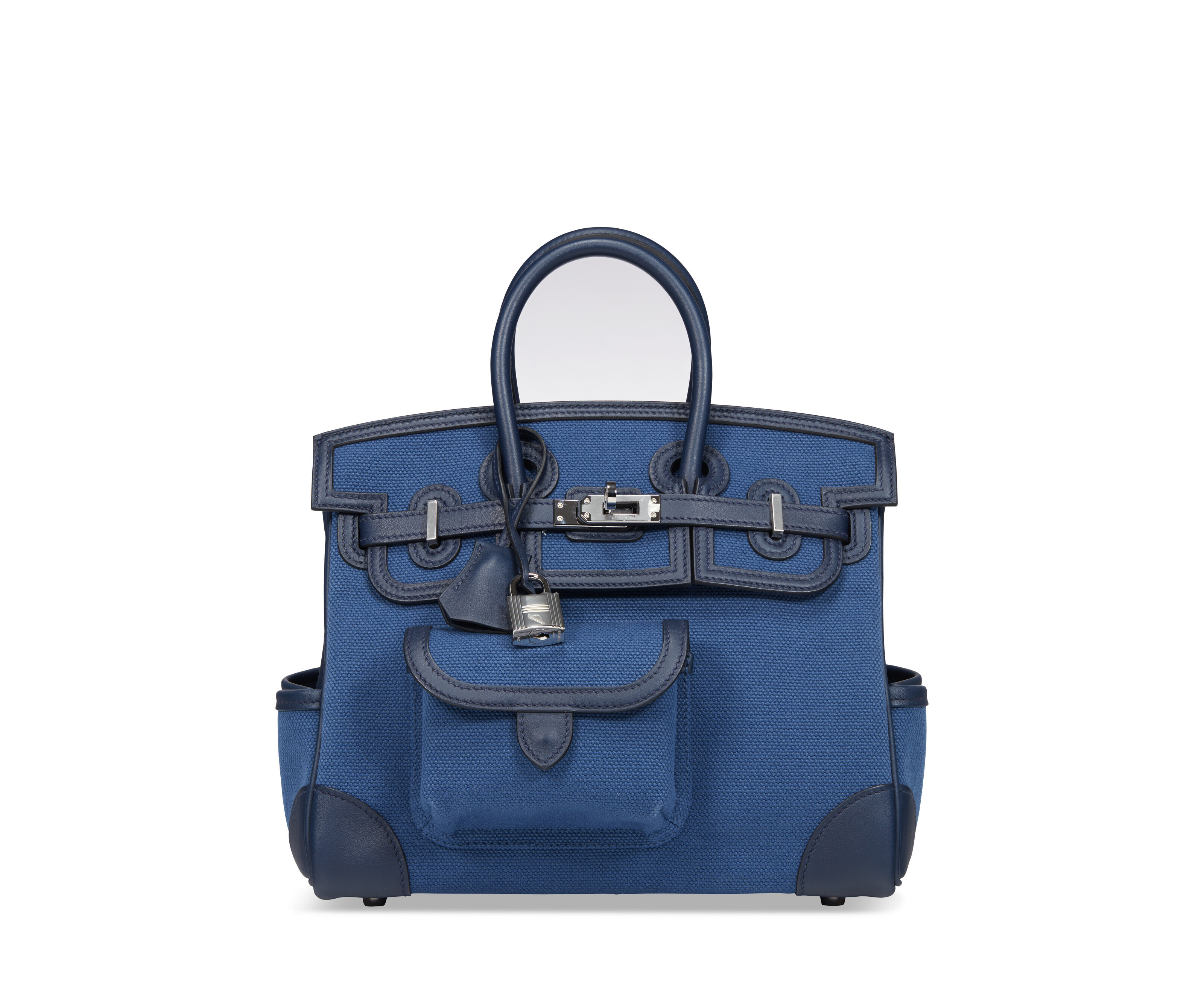 A LIMITED EDITION BLEU ÉGÉE TOILE GOELAND & BLEU NAVY SWIFT LEATHER ...