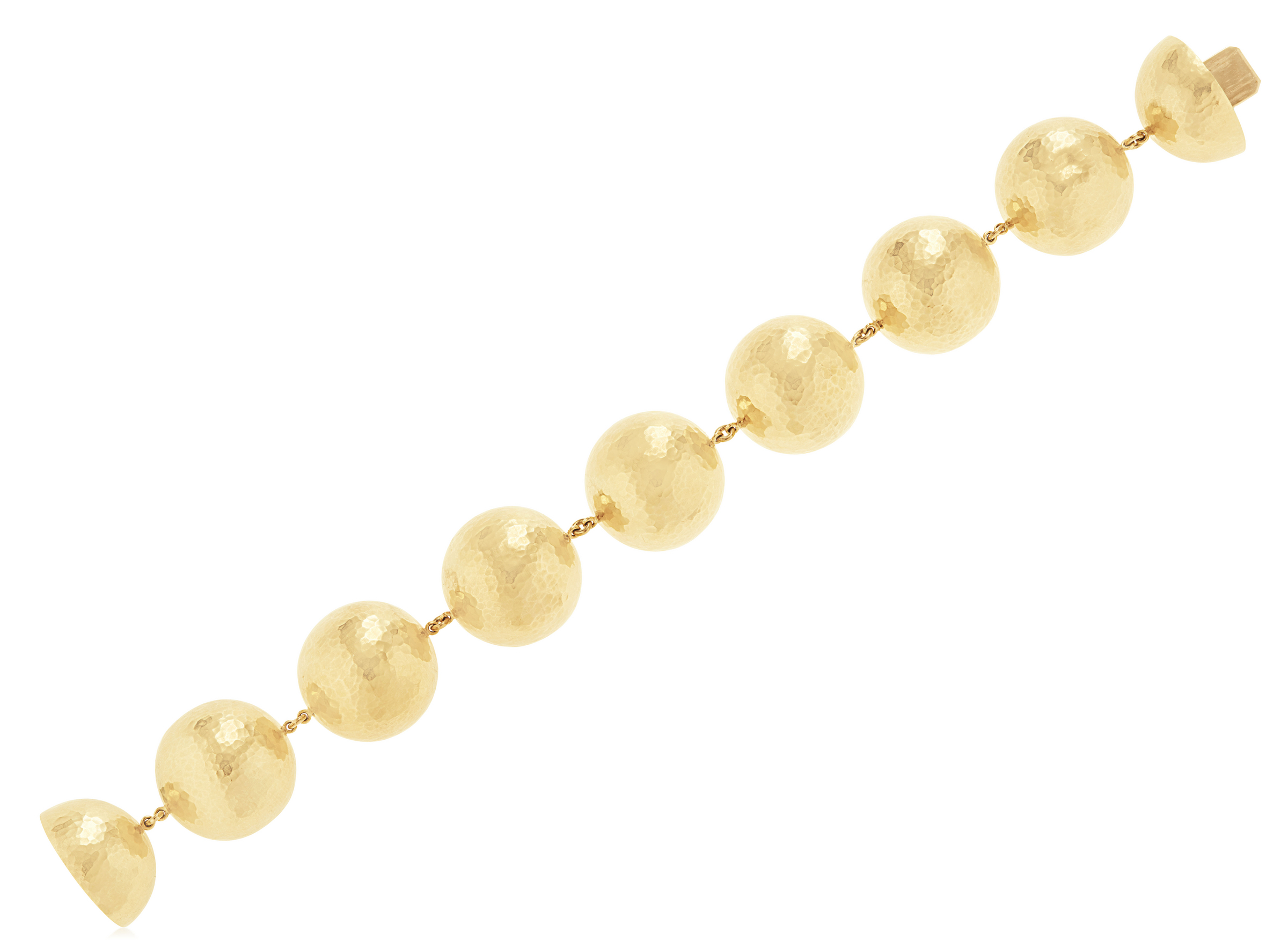 NO RESERVE | TIFFANY & CO., PALOMA PICASSO GOLD BOULE BRACELET ...