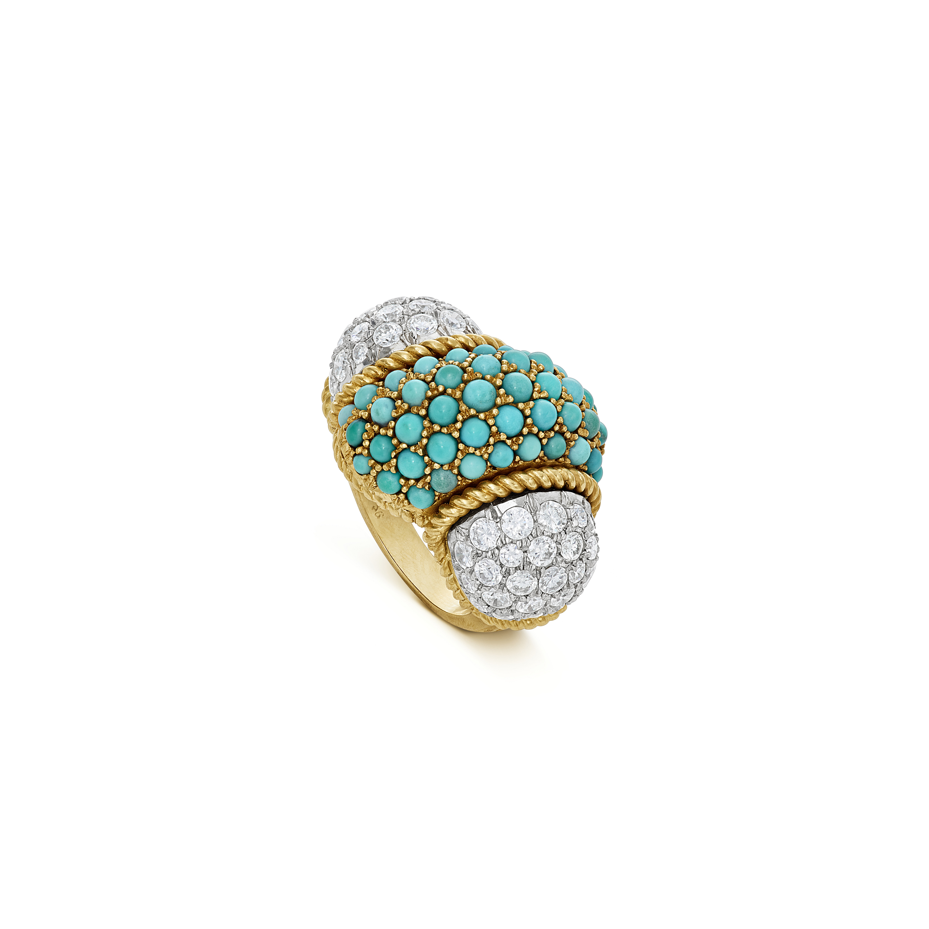 CARTIER TURQUOISE AND DIAMOND RING, | Christie’s