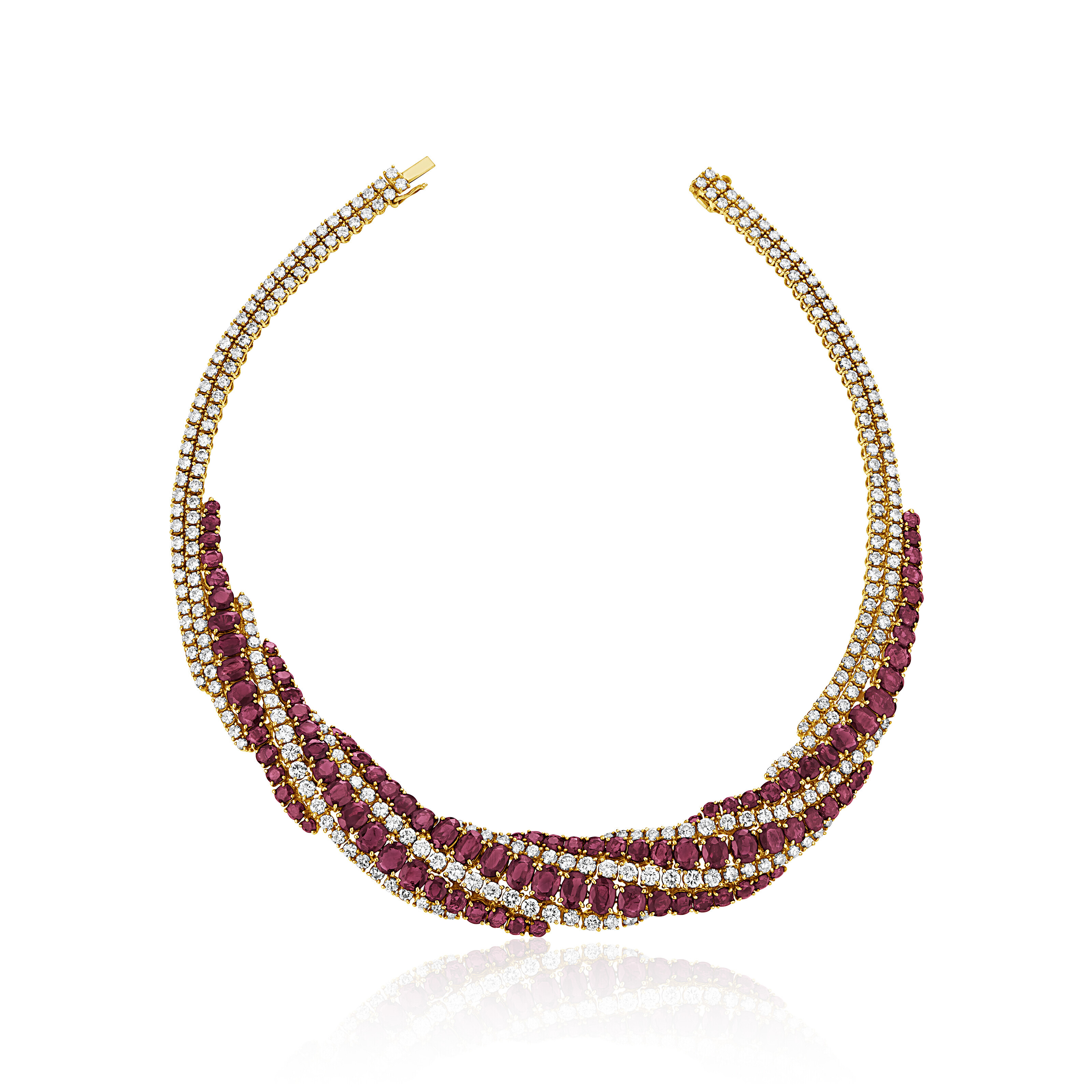 RUBY AND DIAMOND NECKLACE, | Christie’s