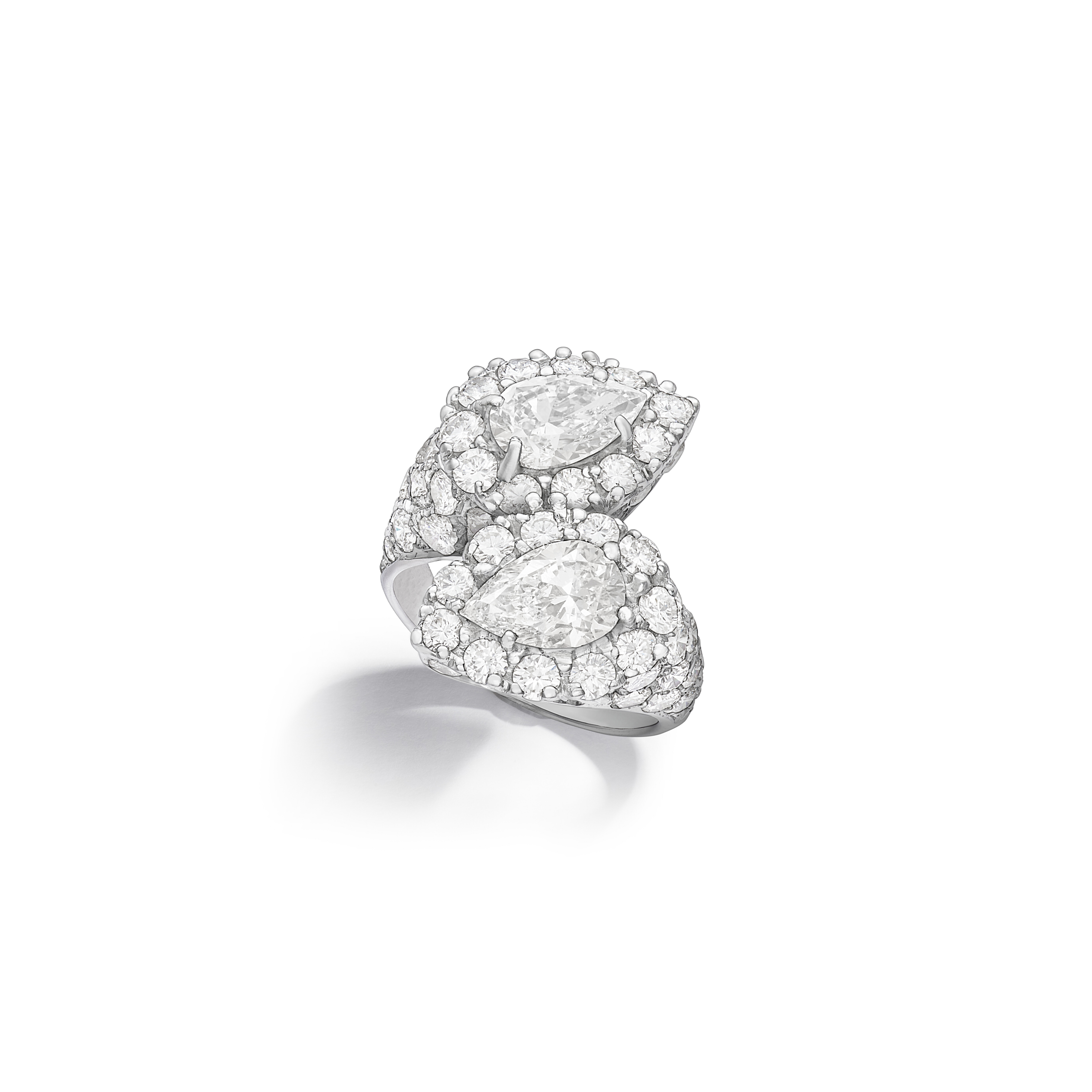 NO RESERVE | DIAMOND TWIN-STONE RING, | Christie’s