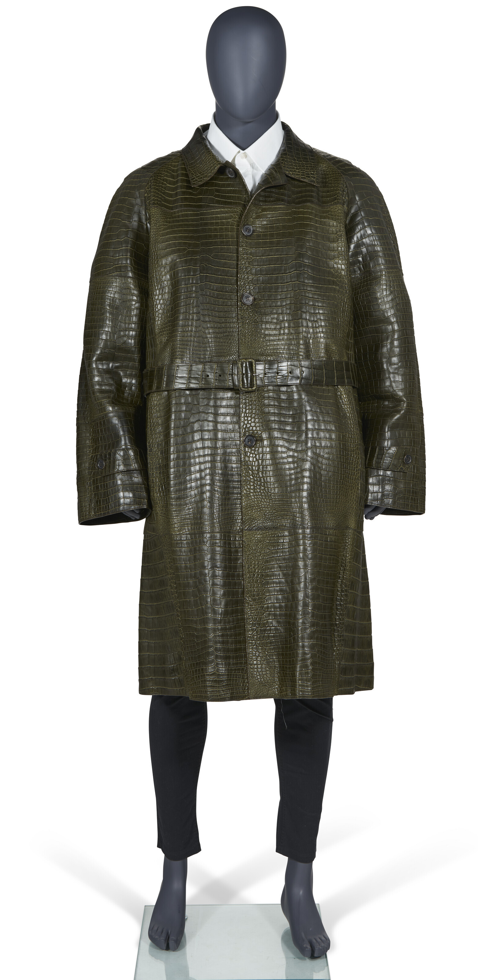 A GREEN CROCODILE COAT, PRADA, CIRCA 2006 | Christie’s