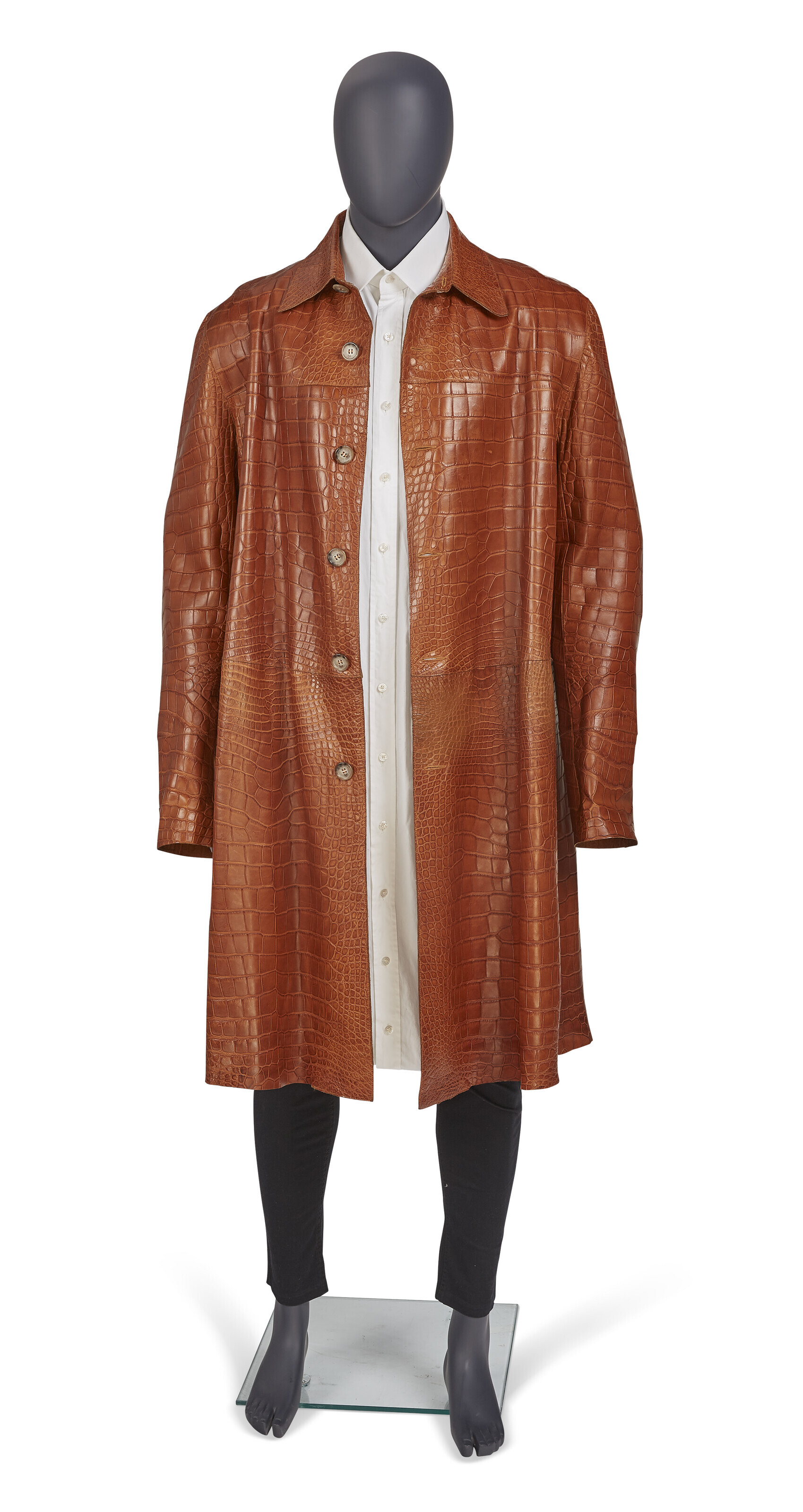 AN UMBER ALLIGATOR COAT, PRADA | Christie’s
