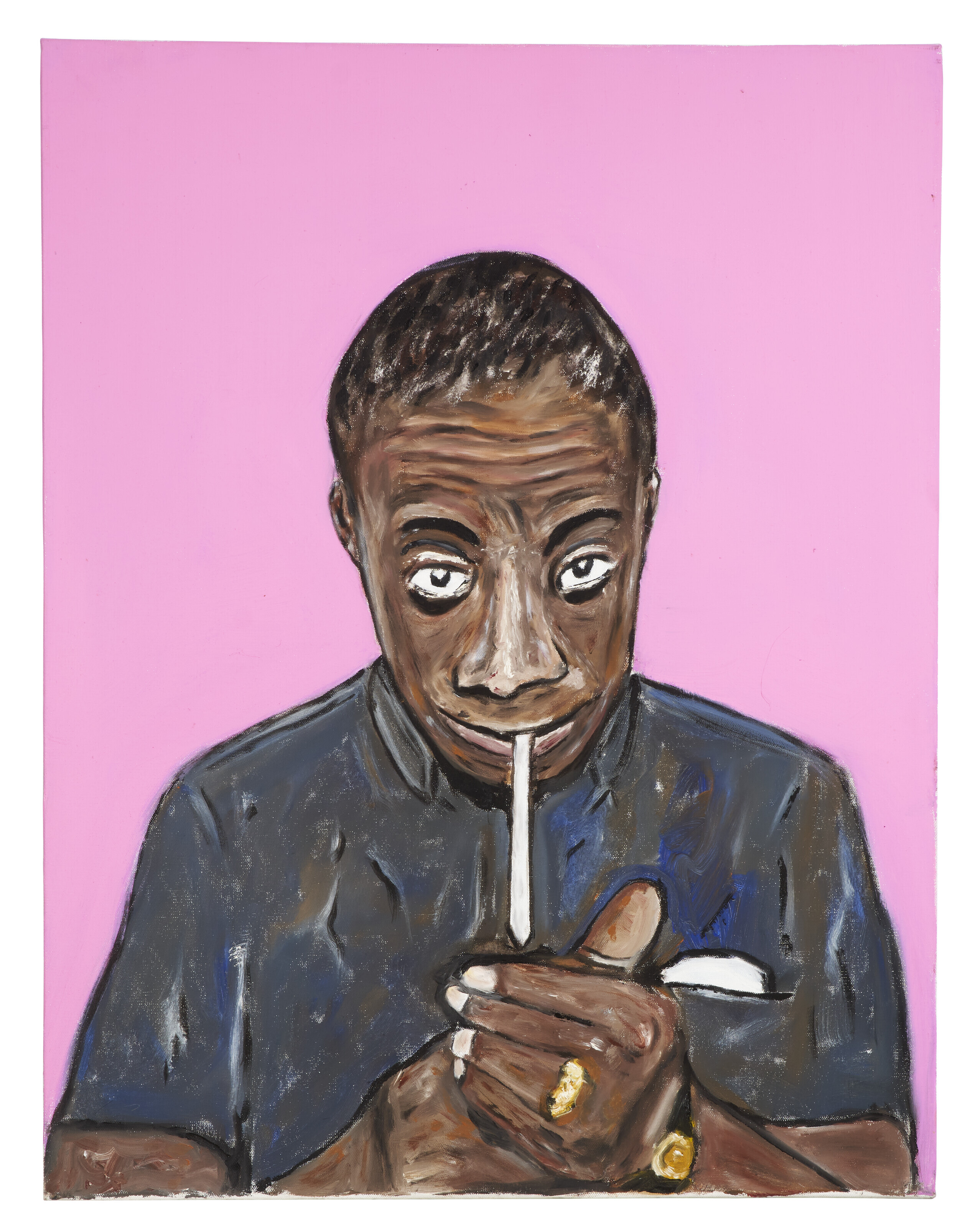 GARRETT RITTENBERG (20TH/21ST CENTURY), Portrait of James Baldwin ...