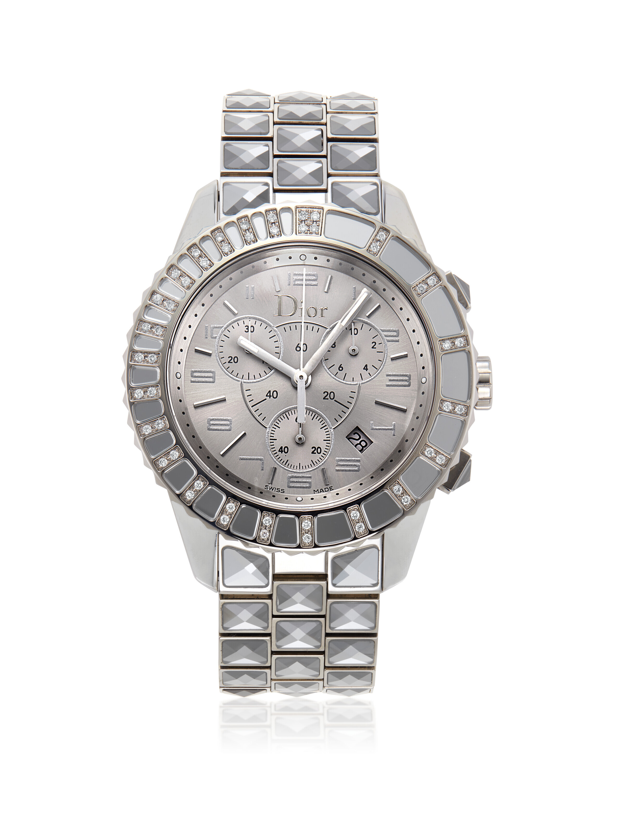 CHRISTIAN DIOR DIAMOND 'CHRISTAL' WRISTWATCH, | Christie’s